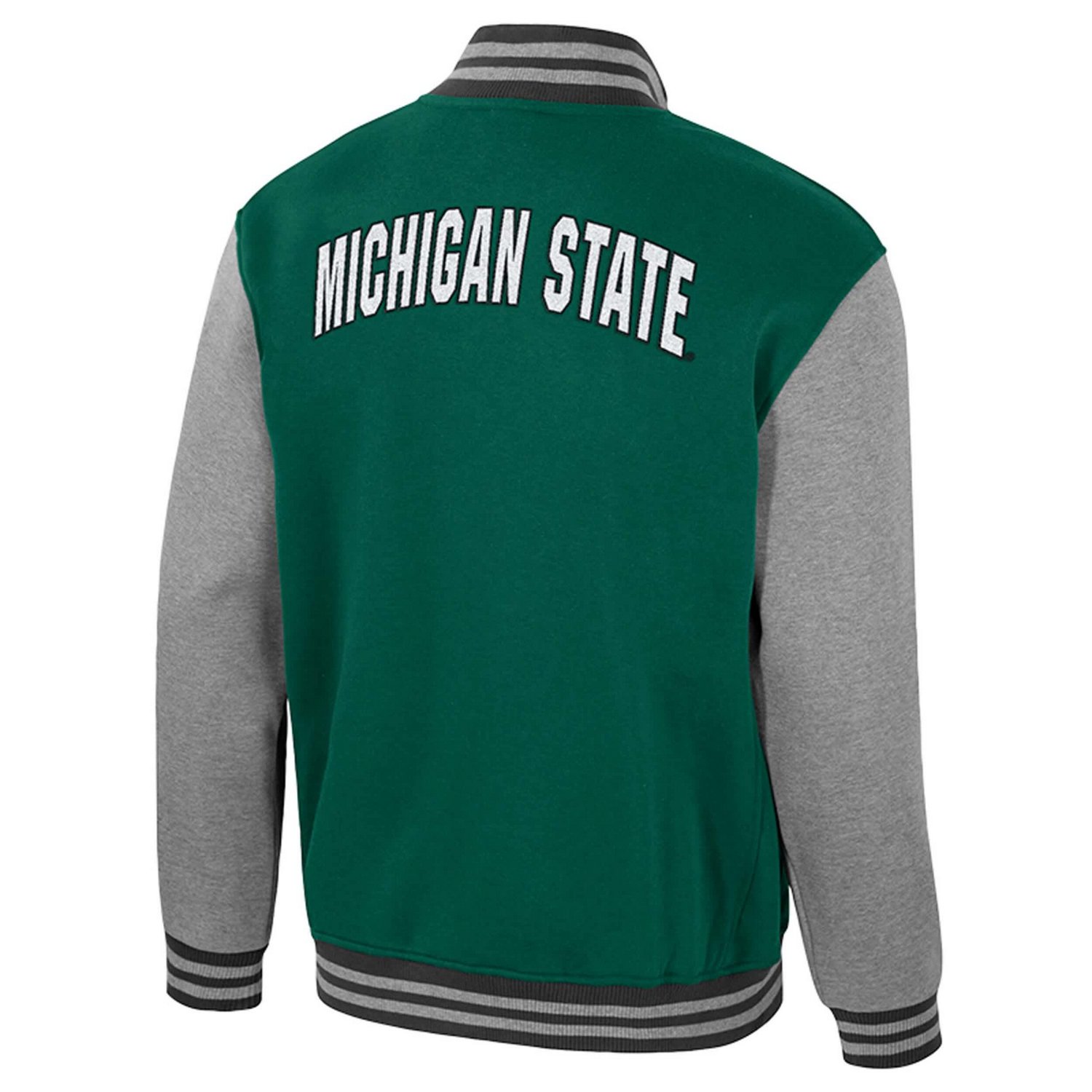 Colosseum Michigan State Spartans Ambi-Turner Full-Zip Varsity Jacket ...
