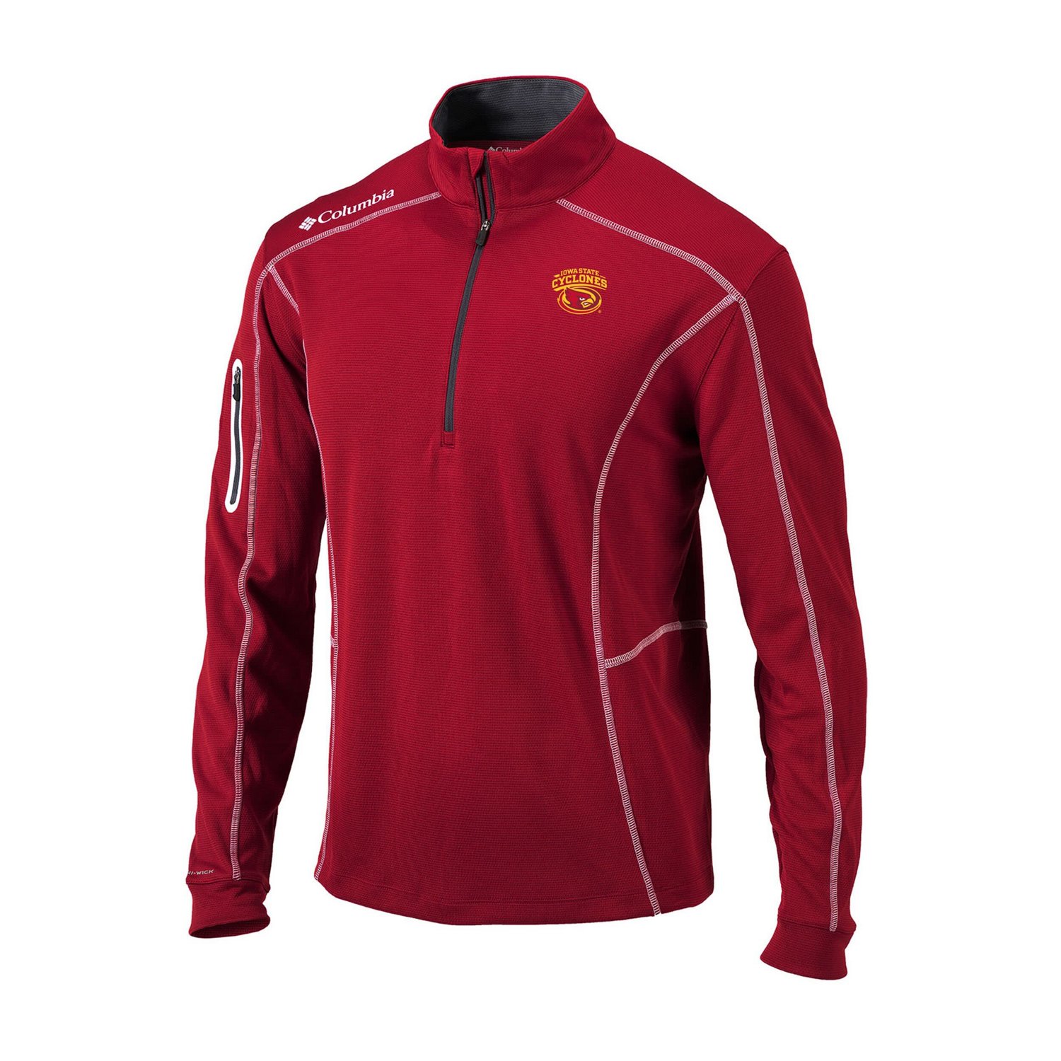 Columbia Iowa State Cyclones Omni-Wick Shotgun Quarter-Zip Pullover ...