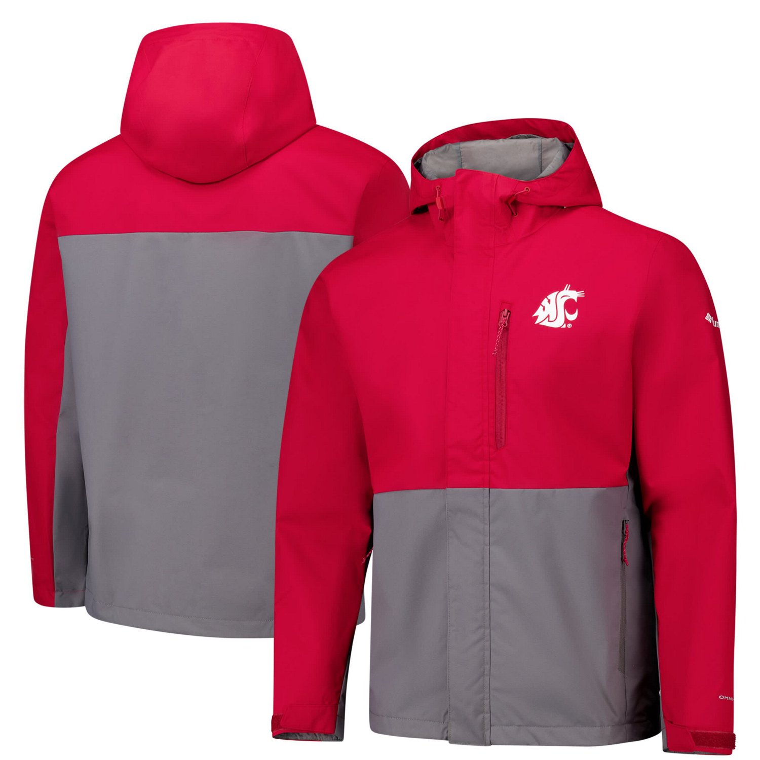 Columbia Washington State Cougars Field Bound Omni-Tech Full-Zip Jacket ...