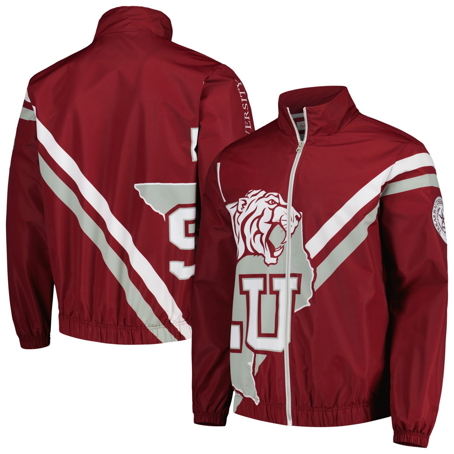 Mitchell Ness Texas Southern Tigers Exploded Logo Warm Up Full-Zip ...