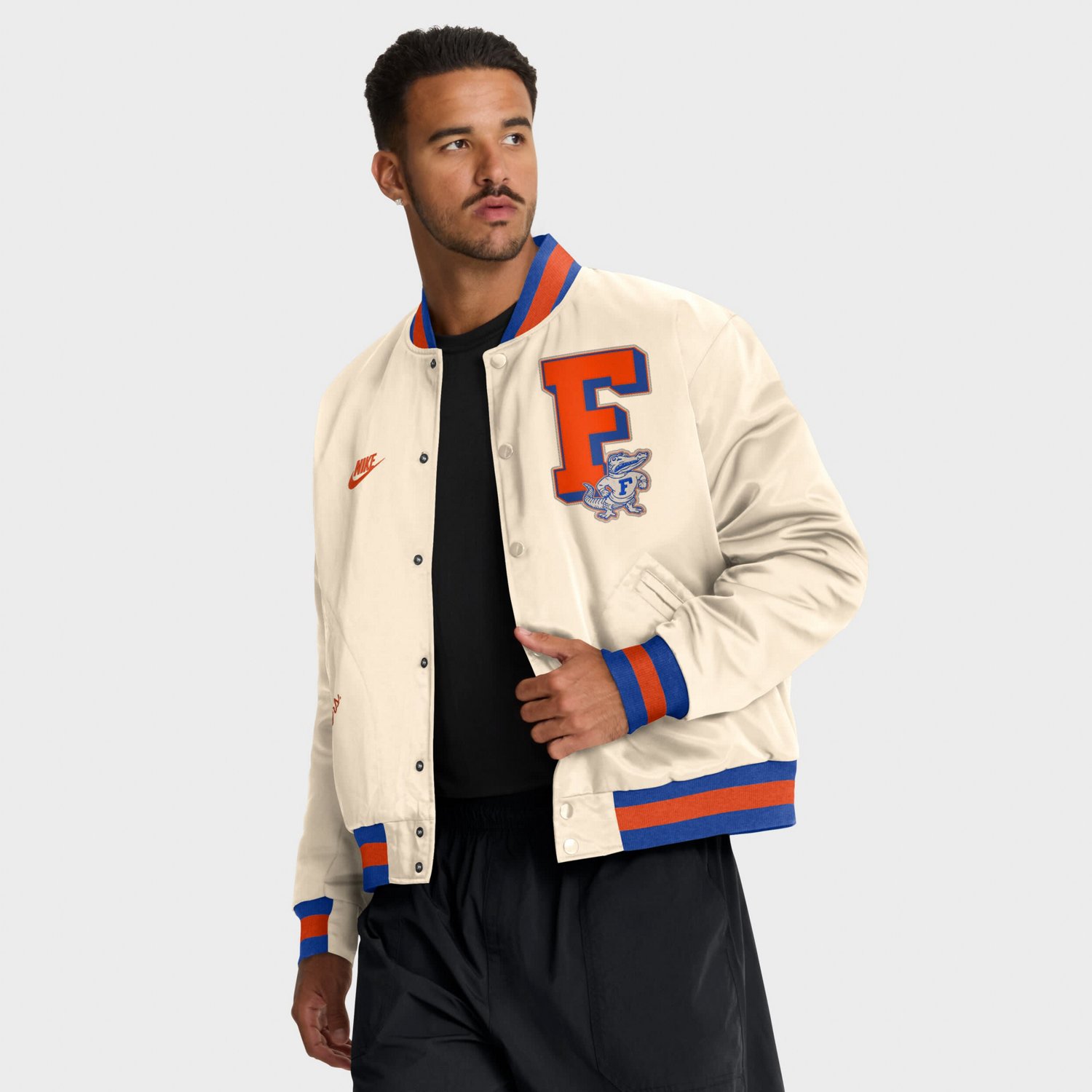 Nike Florida Gators Legacy Full-Snap Bomber Jacket | Academy
