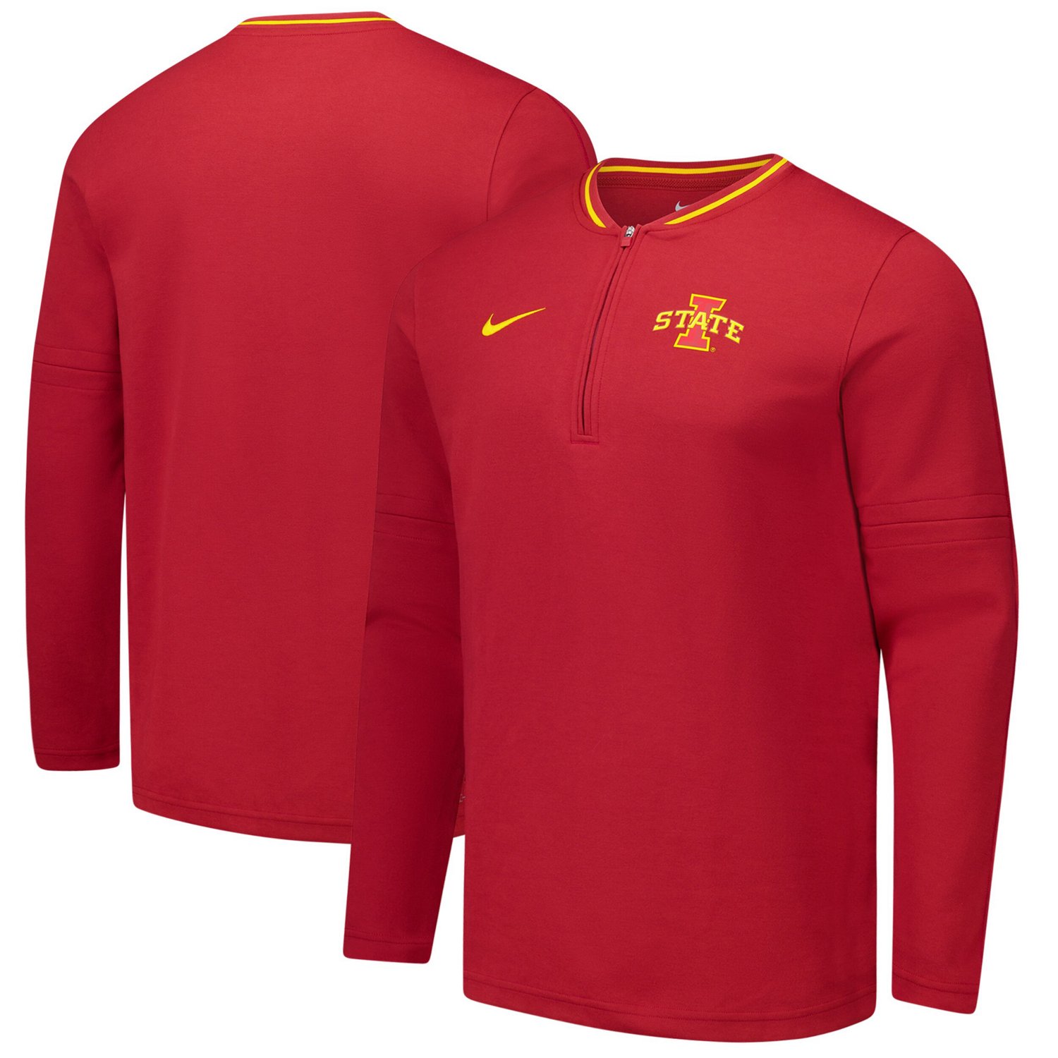 Nike Iowa State Cyclones Coaches Quarter-Zip Jacket | Academy