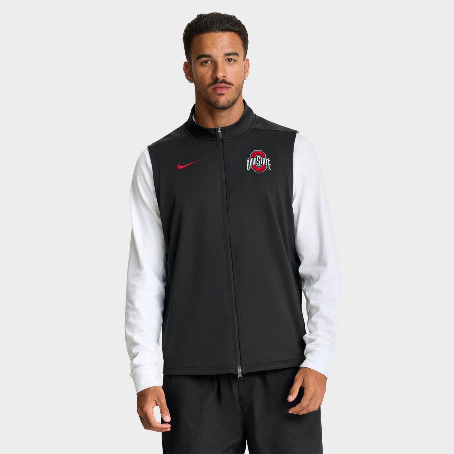 Nike Ohio State Buckeyes Primetime Victory Performance Full-Zip Vest ...