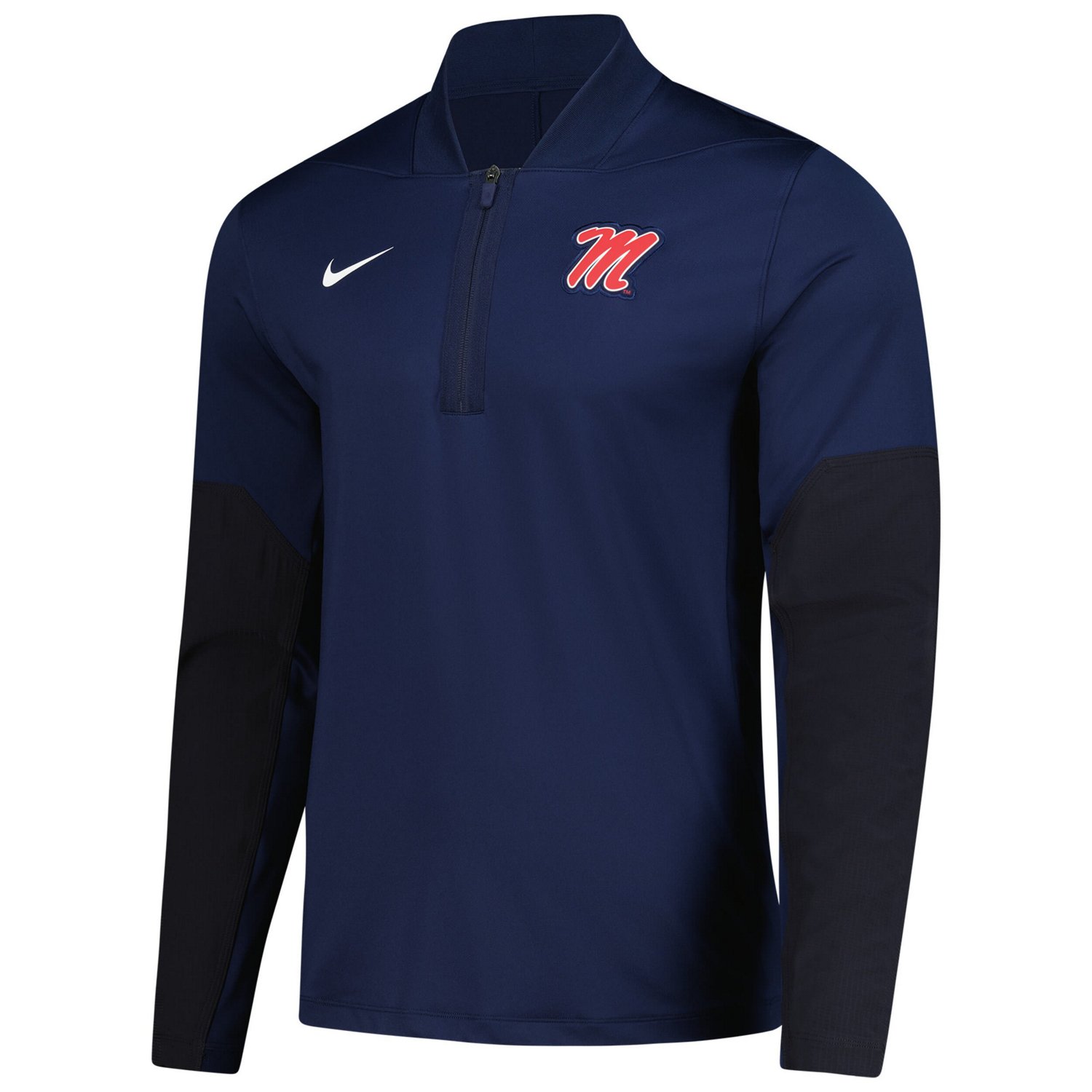 Nike Ole Miss Rebels Dri-FIT Half-Zip Pullover | Academy