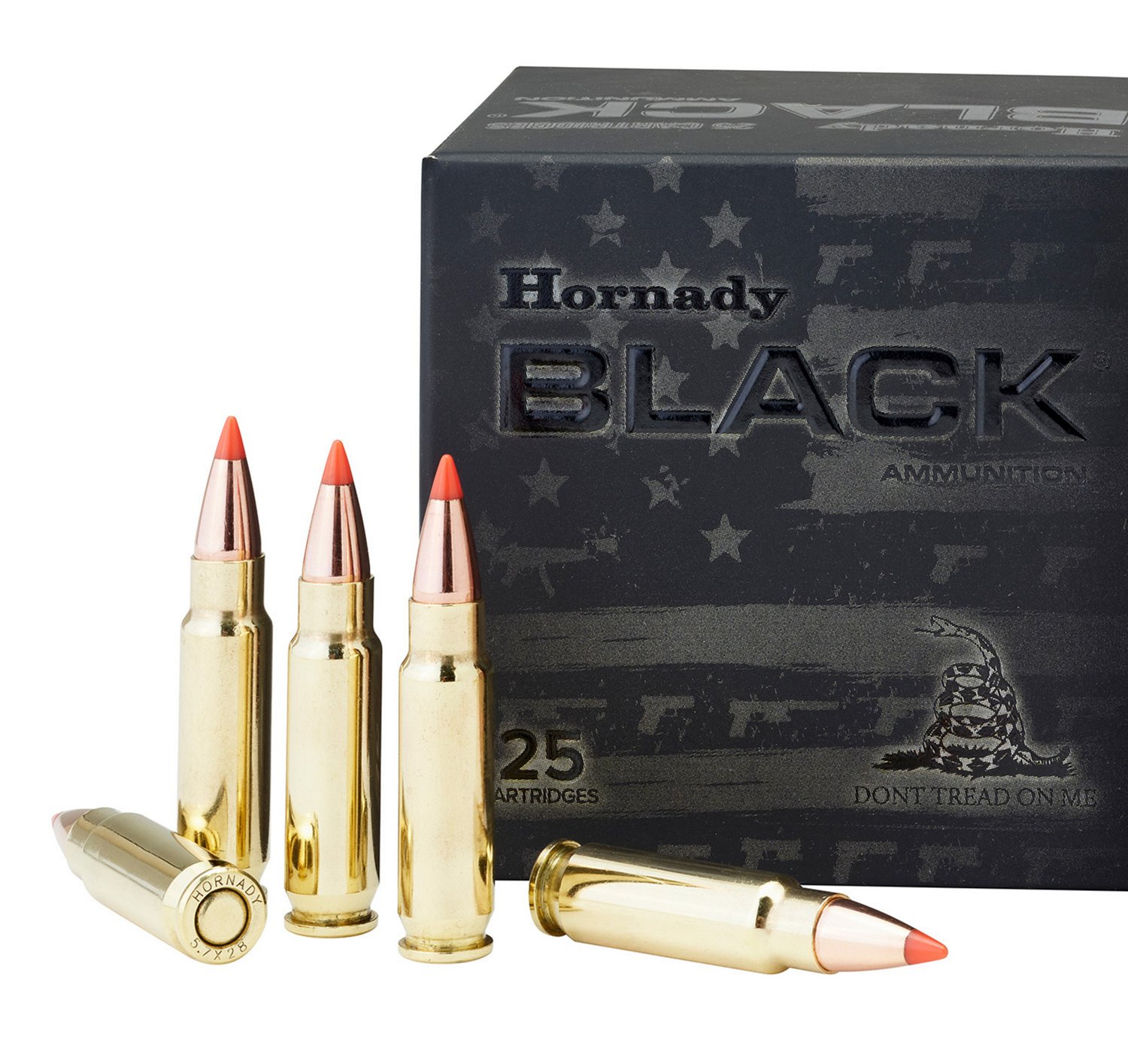 Hornady Black V-Max 5.7 x 28mm 40-Grain Handgun Ammunition - 25 Rounds ...