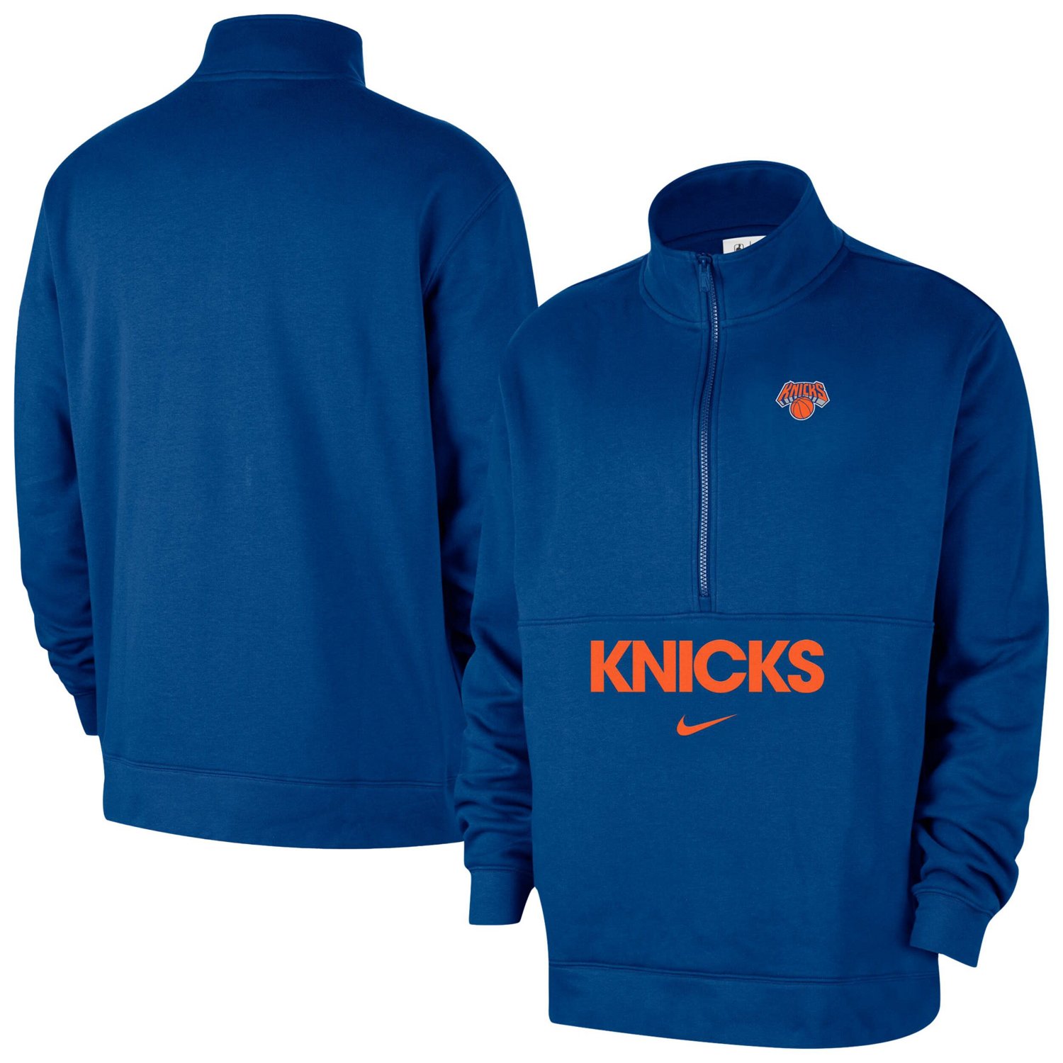 Nike New York Knicks Courtside Club Half-Zip Jacket | Academy