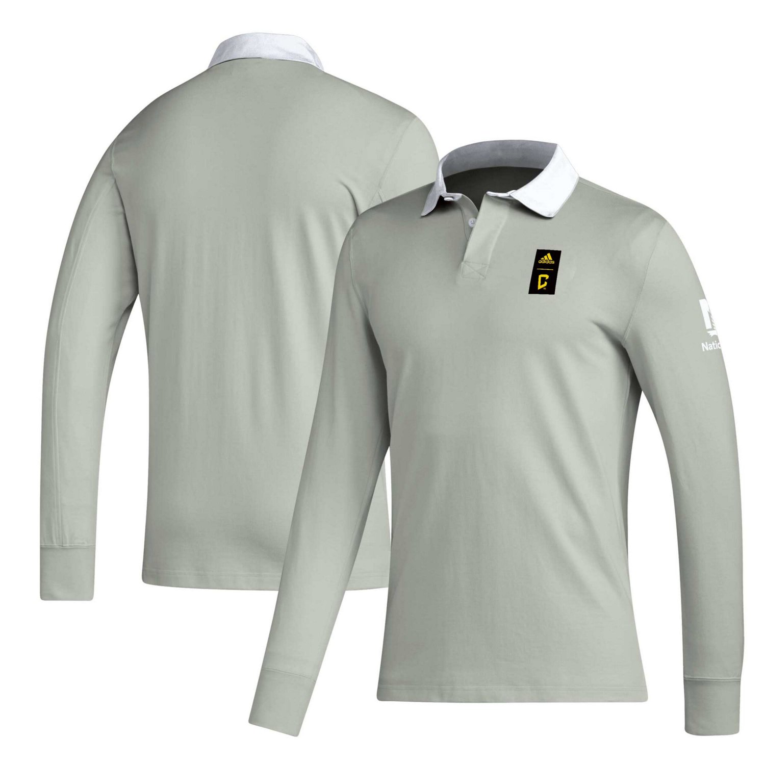 adidas 2023 Player Columbus Crew Travel Long Sleeve Polo | Academy