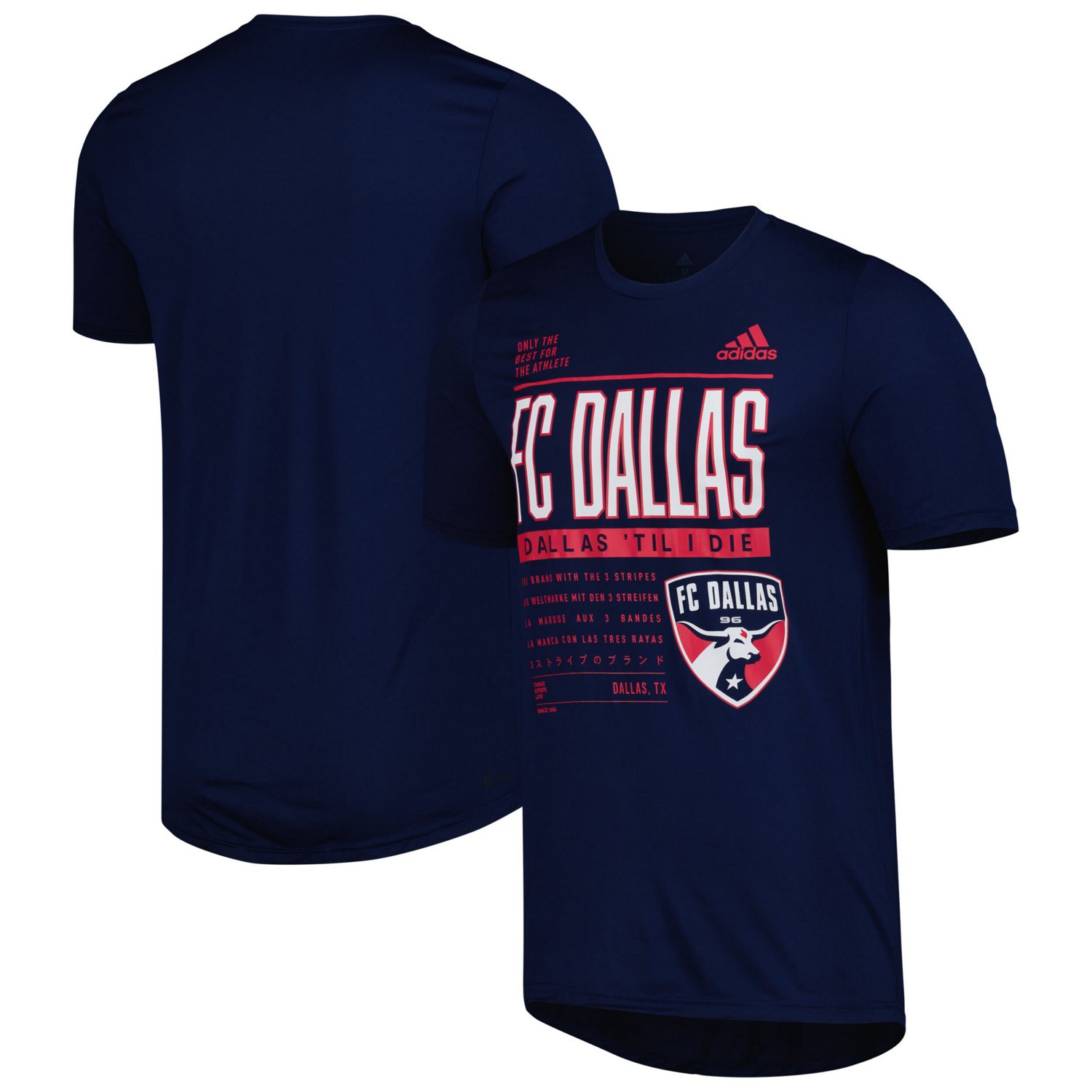 adidas FC Dallas Club DNA Performance T-Shirt | Academy