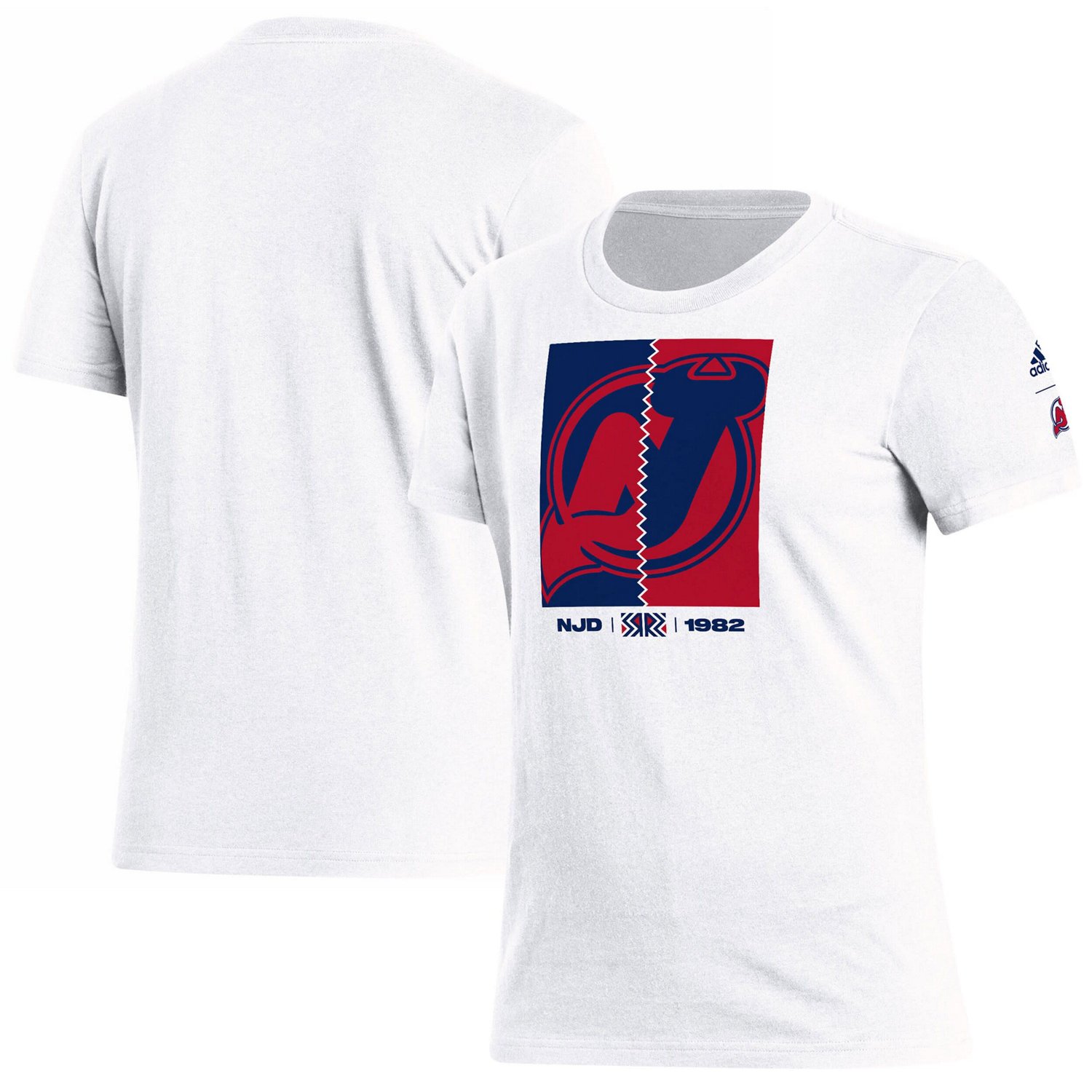adidas New Jersey Devils Reverse Retro 20 Playmaker T-Shirt | Academy