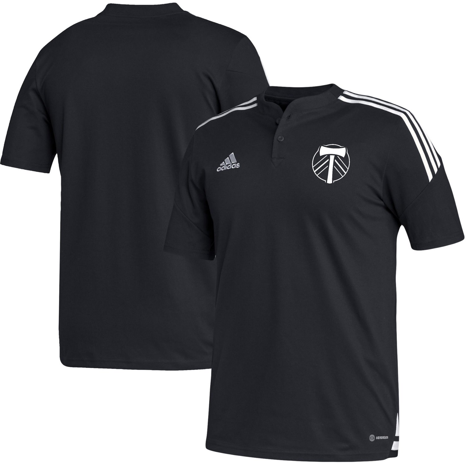 adidas Portland Timbers Henley AEROREADY Polo | Academy