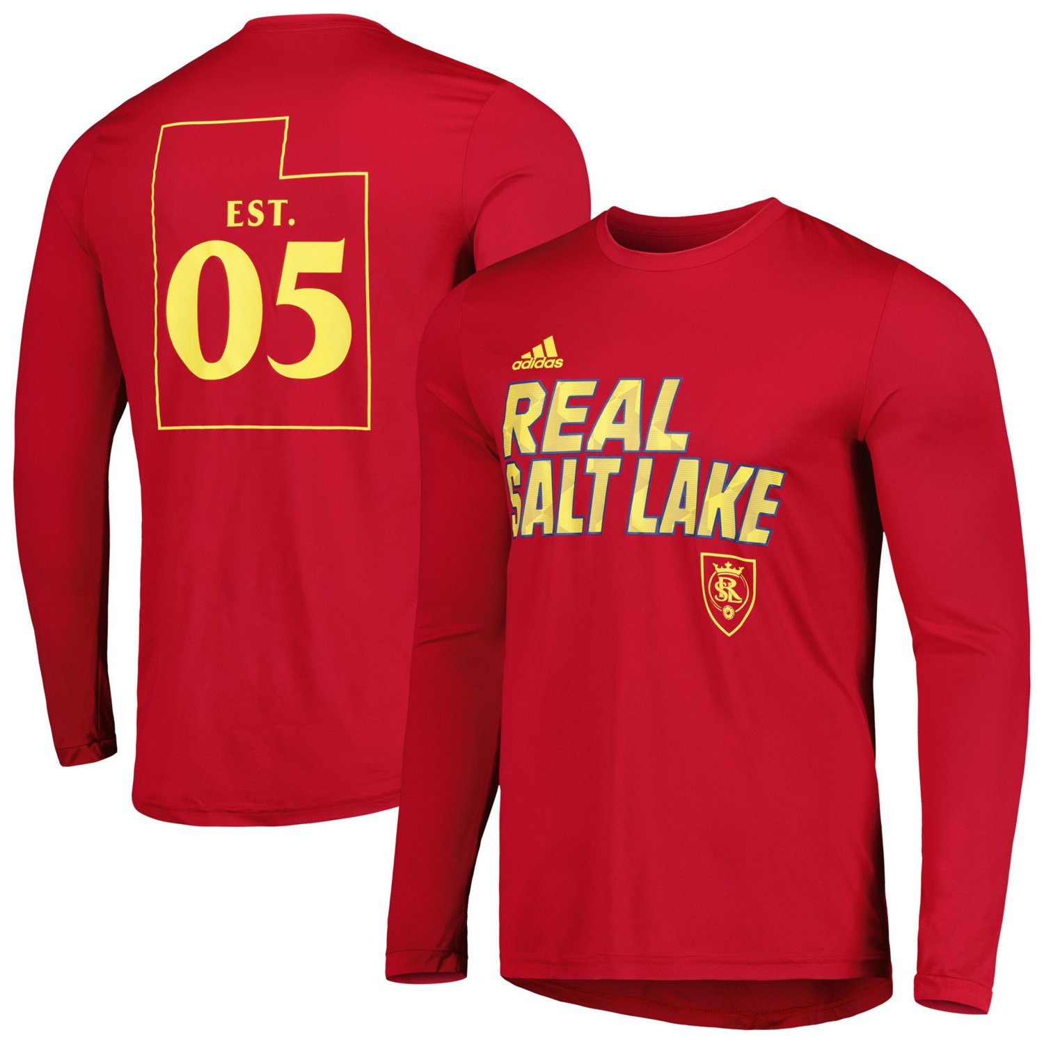 adidas Real Salt Lake Jersey Hook AEROREADY Long Sleeve T-Shirt | Academy