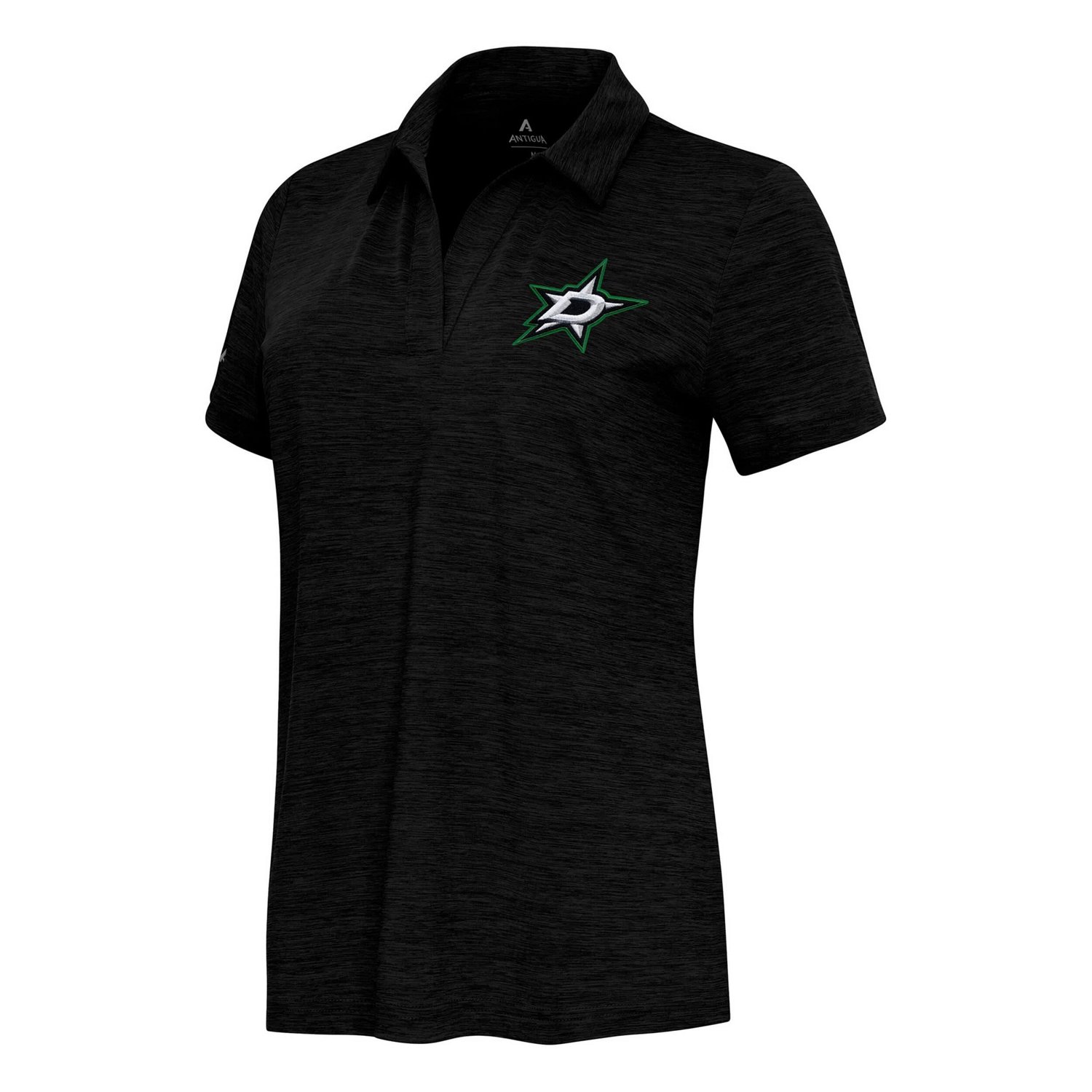 Antigua Heather Dallas Stars Layout V-Neck Polo | Academy