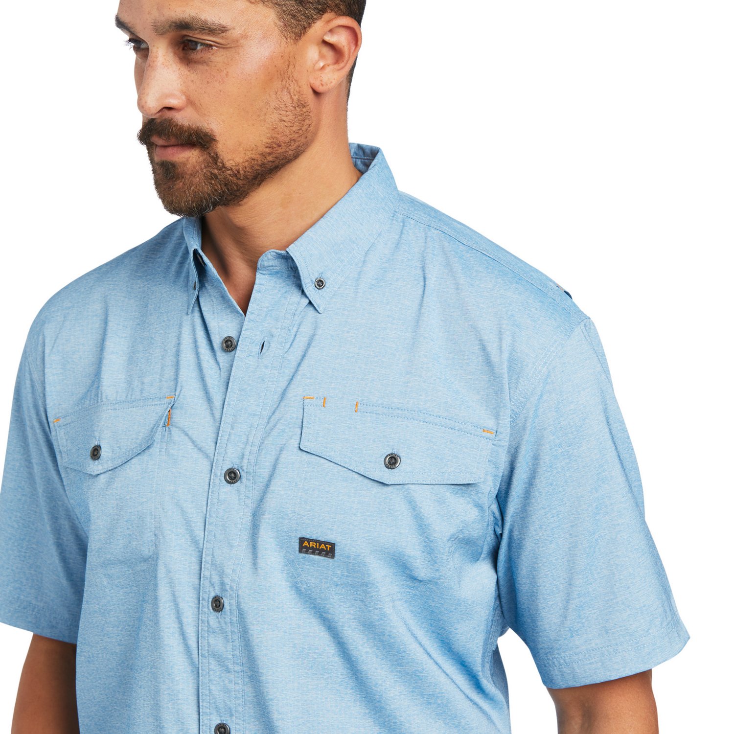 Ariat Men's Rebar Made Tough VentTEK DuraStretch Work Shirt | Academy