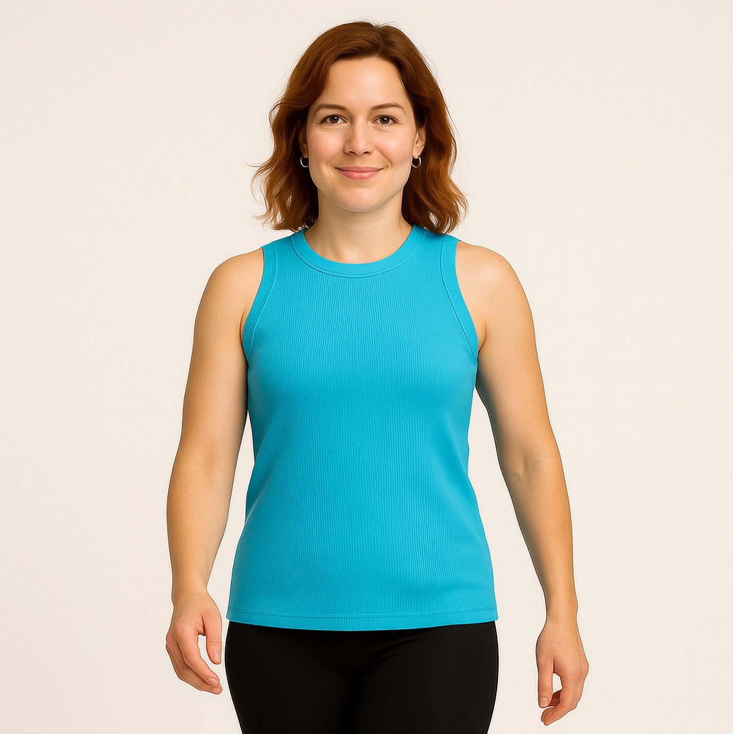 BCG Women's Sign High Neck Solid Rib Tank Top | Academy