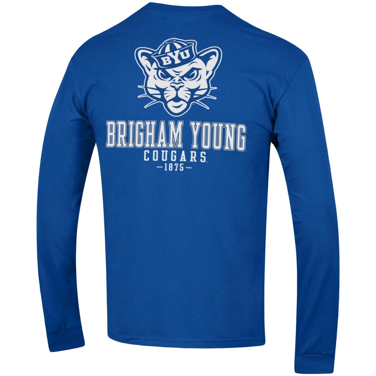 Champion BYU Cougars Team Stack Long Sleeve T-Shirt | Academy