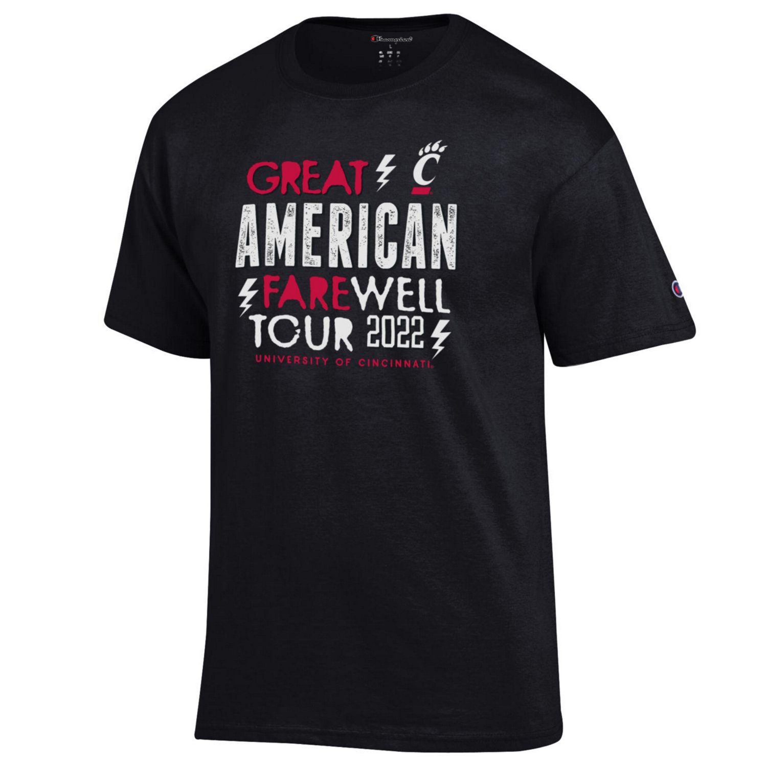 Champion Cincinnati Bearcats Farewell Tour T-Shirt | Academy