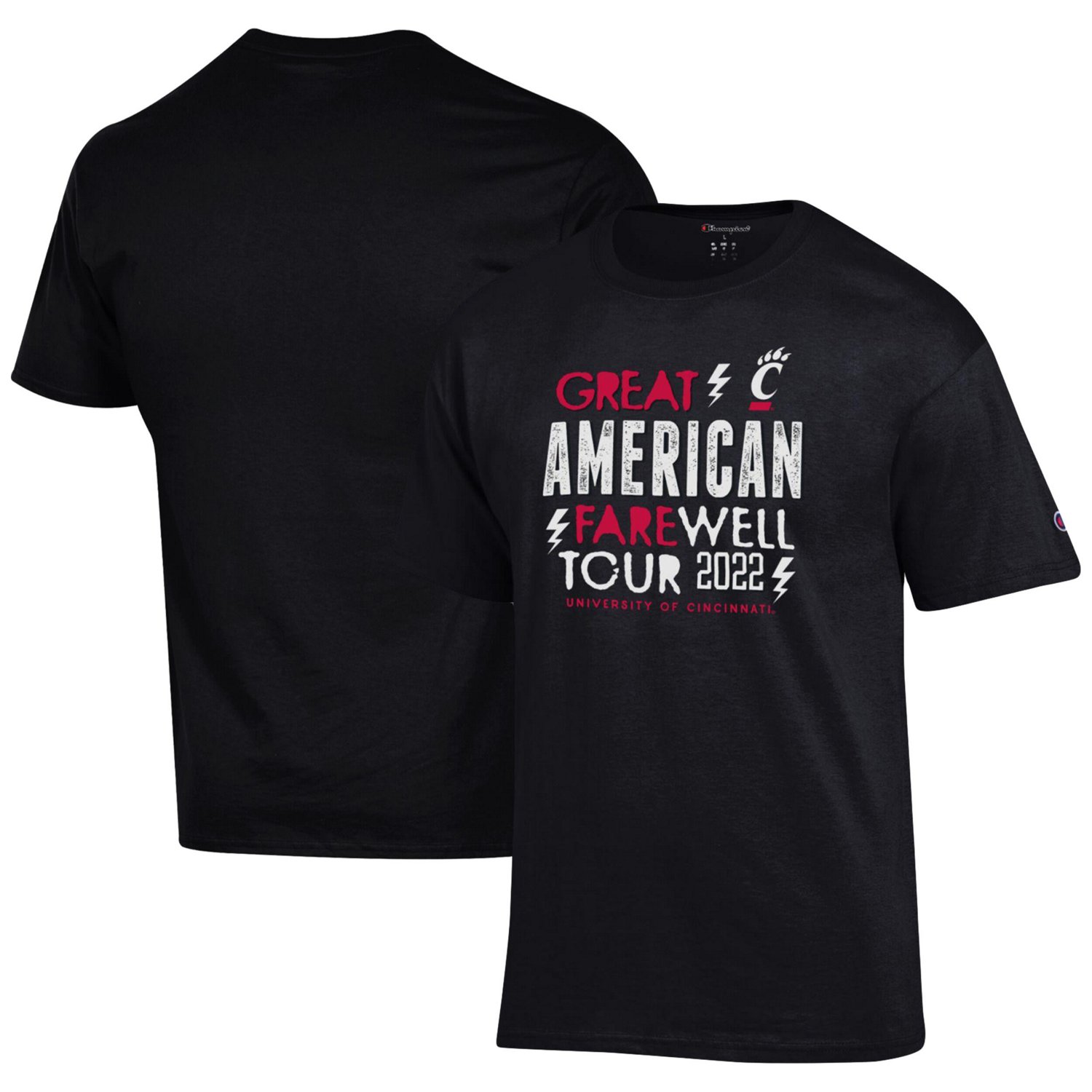 Champion Cincinnati Bearcats Farewell Tour T-Shirt | Academy