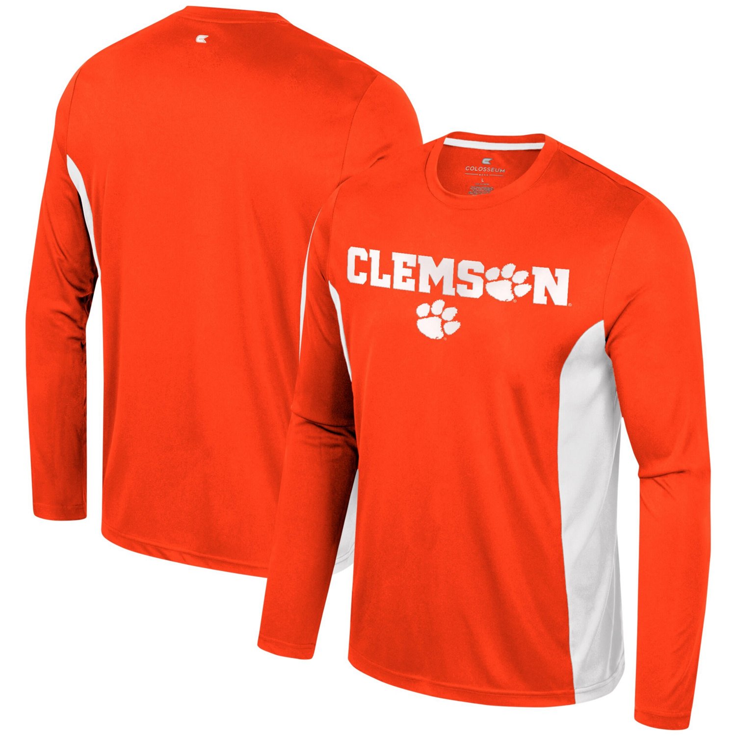 Colosseum Clemson Tigers Warm Up Long Sleeve T-Shirt | Academy
