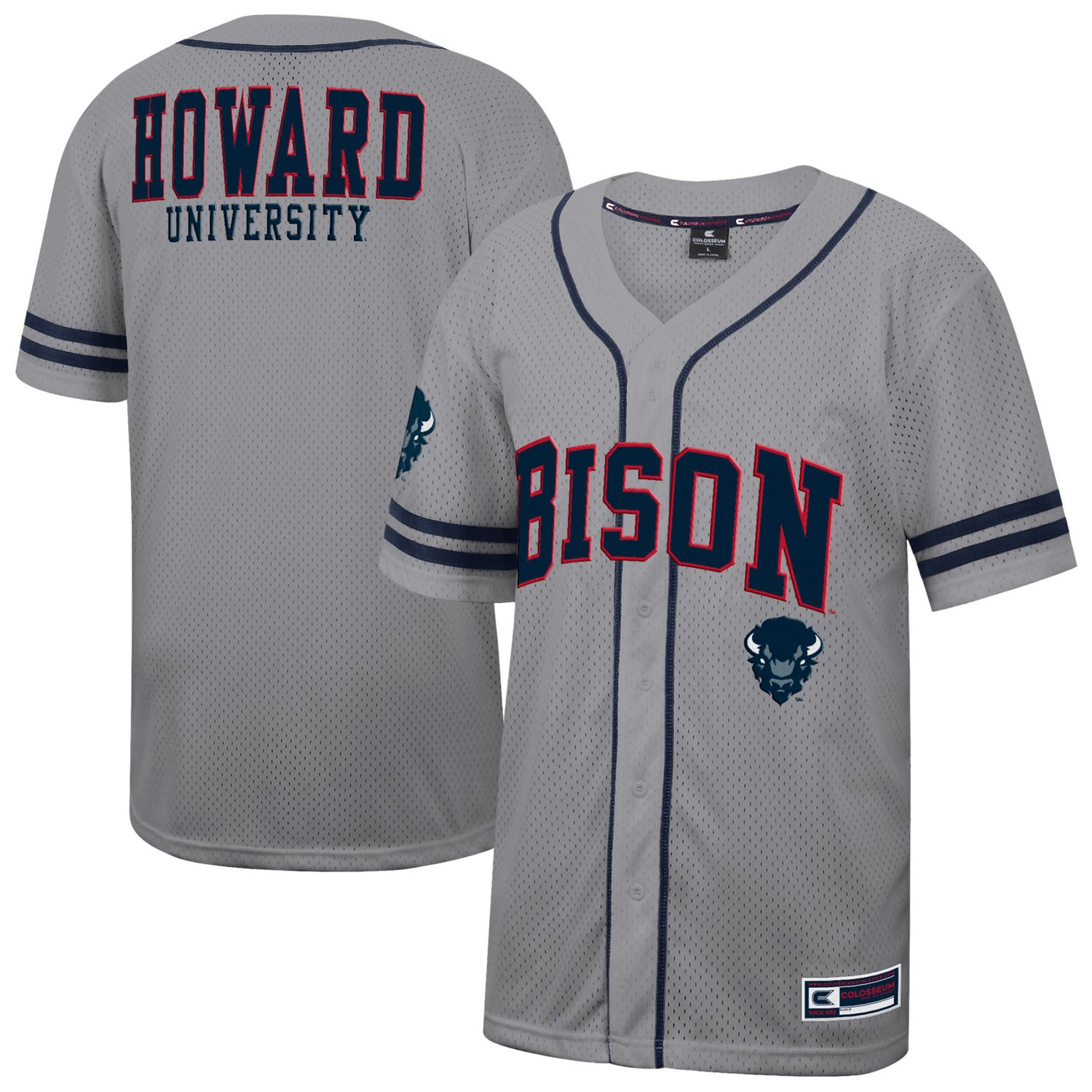Colosseum Howard Bison Free Spirited Baseball Jersey | Academy