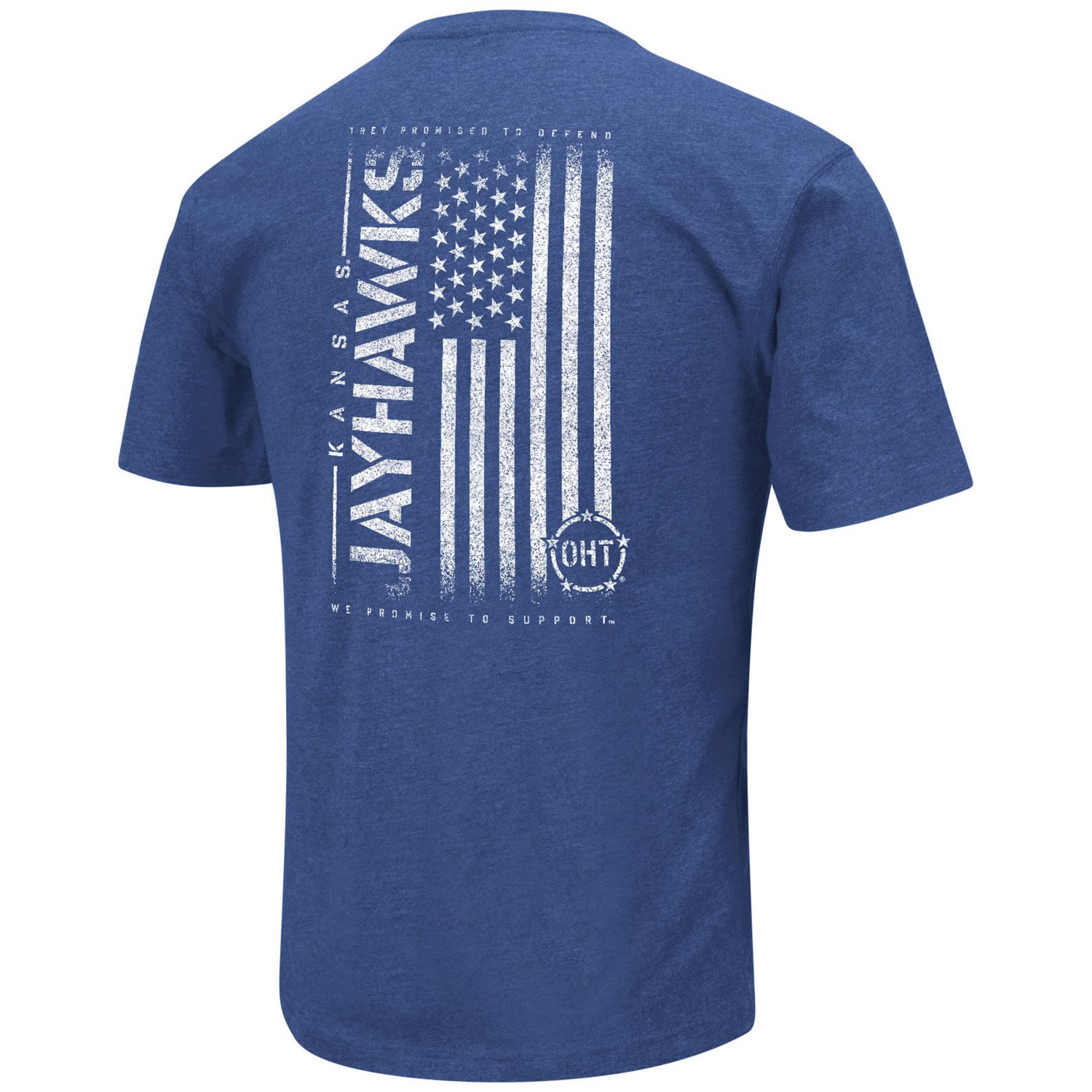 Colosseum Kansas Jayhawks OHT Military Appreciation Flag 20 T-Shirt ...