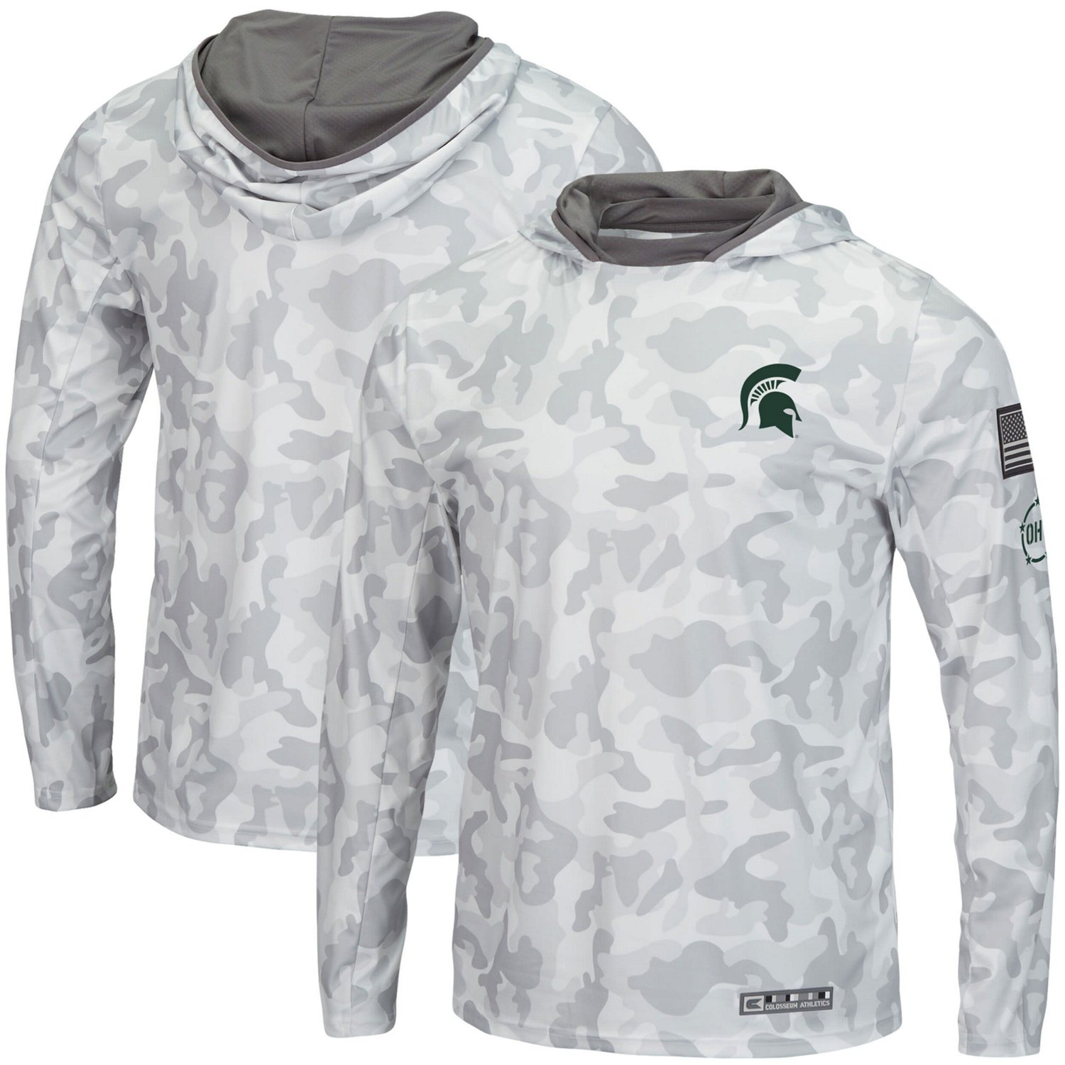 Colosseum Michigan State Spartans OHT Military Appreciation Long Sleeve ...