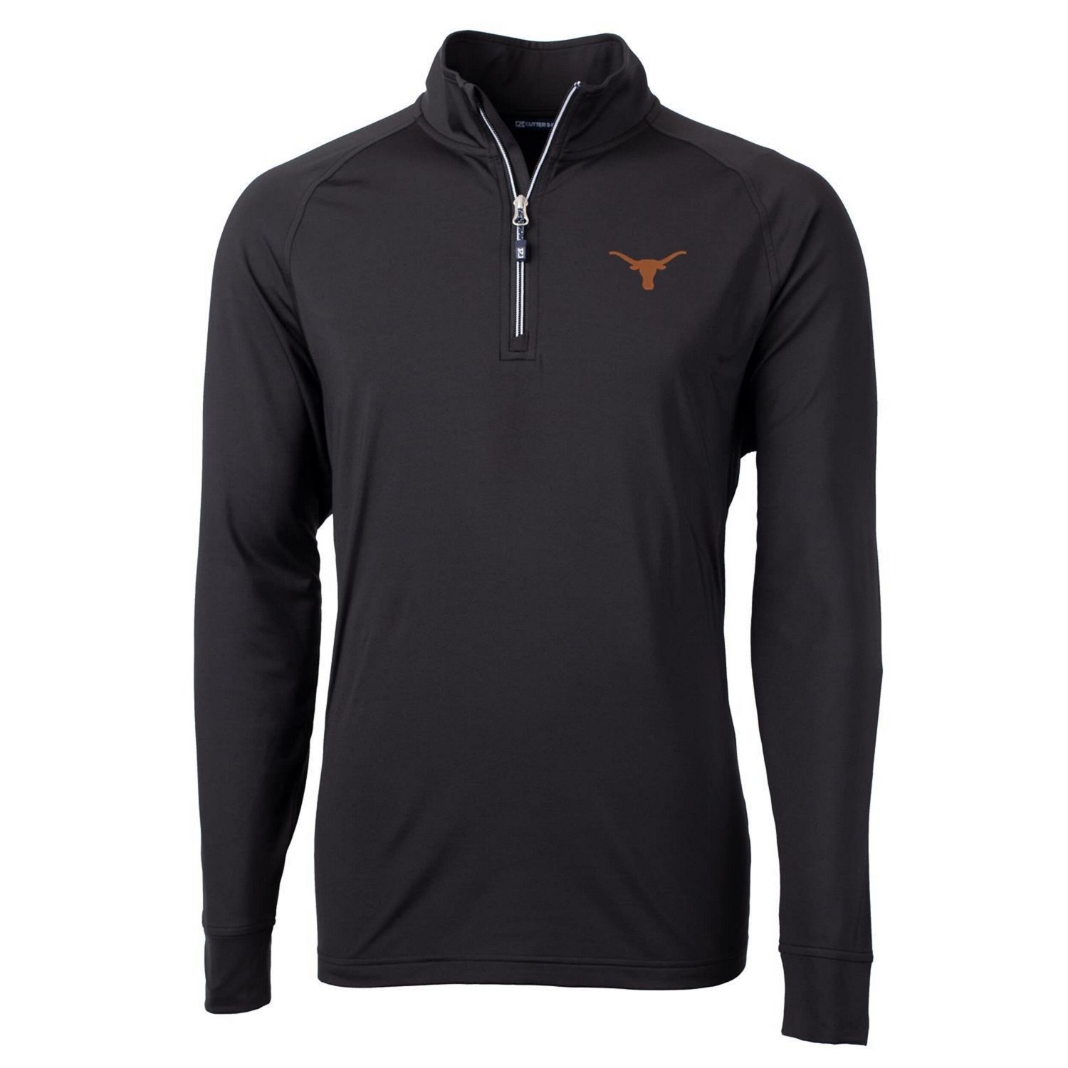 Cutter Buck Texas Longhorns Adapt Eco Knit Quarter-Zip Pullover Jacket ...