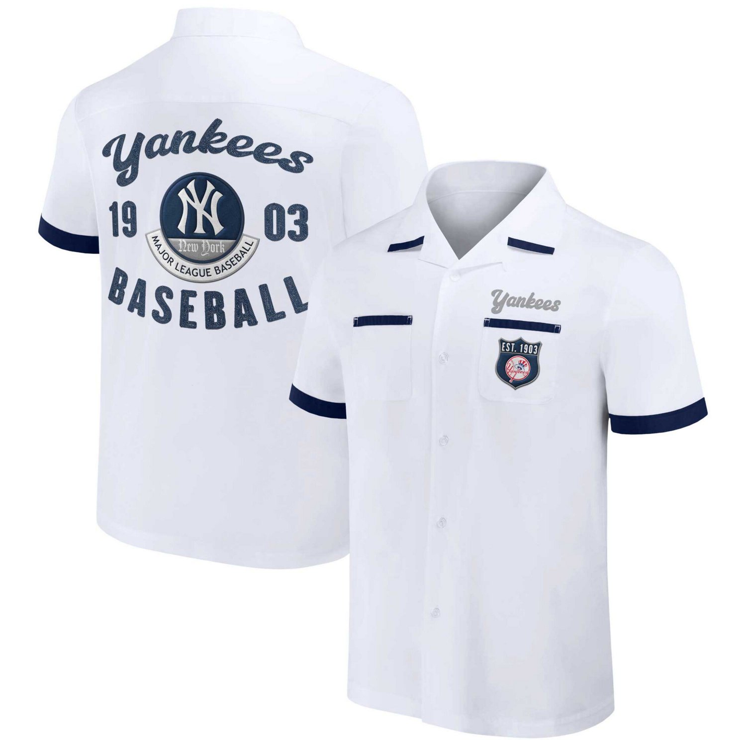 Darius Rucker Collection by Fanatics New York Yankees Bowling Button-Up ...