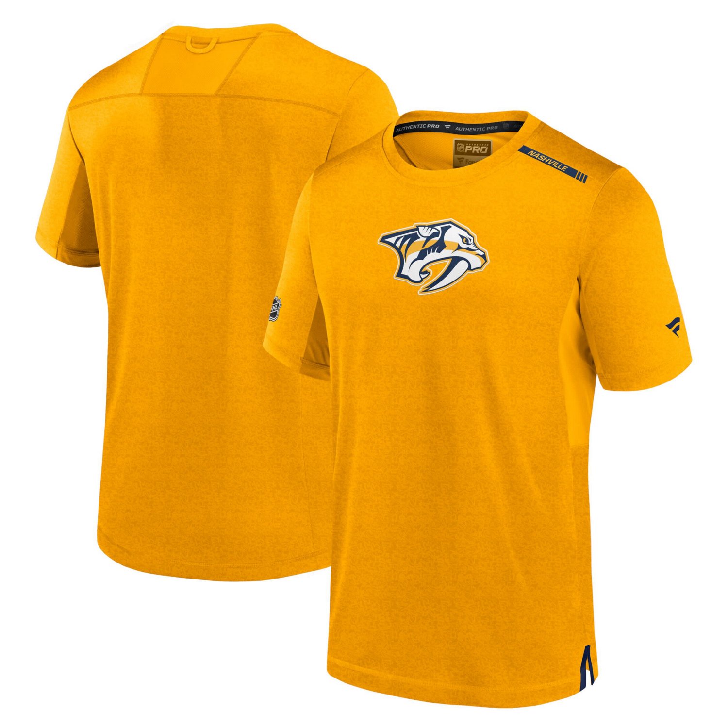 Fanatics Branded Nashville Predators Authentic Pro Performance T-Shirt ...