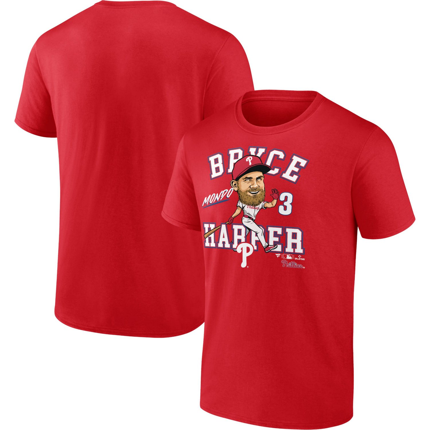 Fanatics Bryce Harper Philadelphia Phillies Hometown Caricature T-Shirt ...