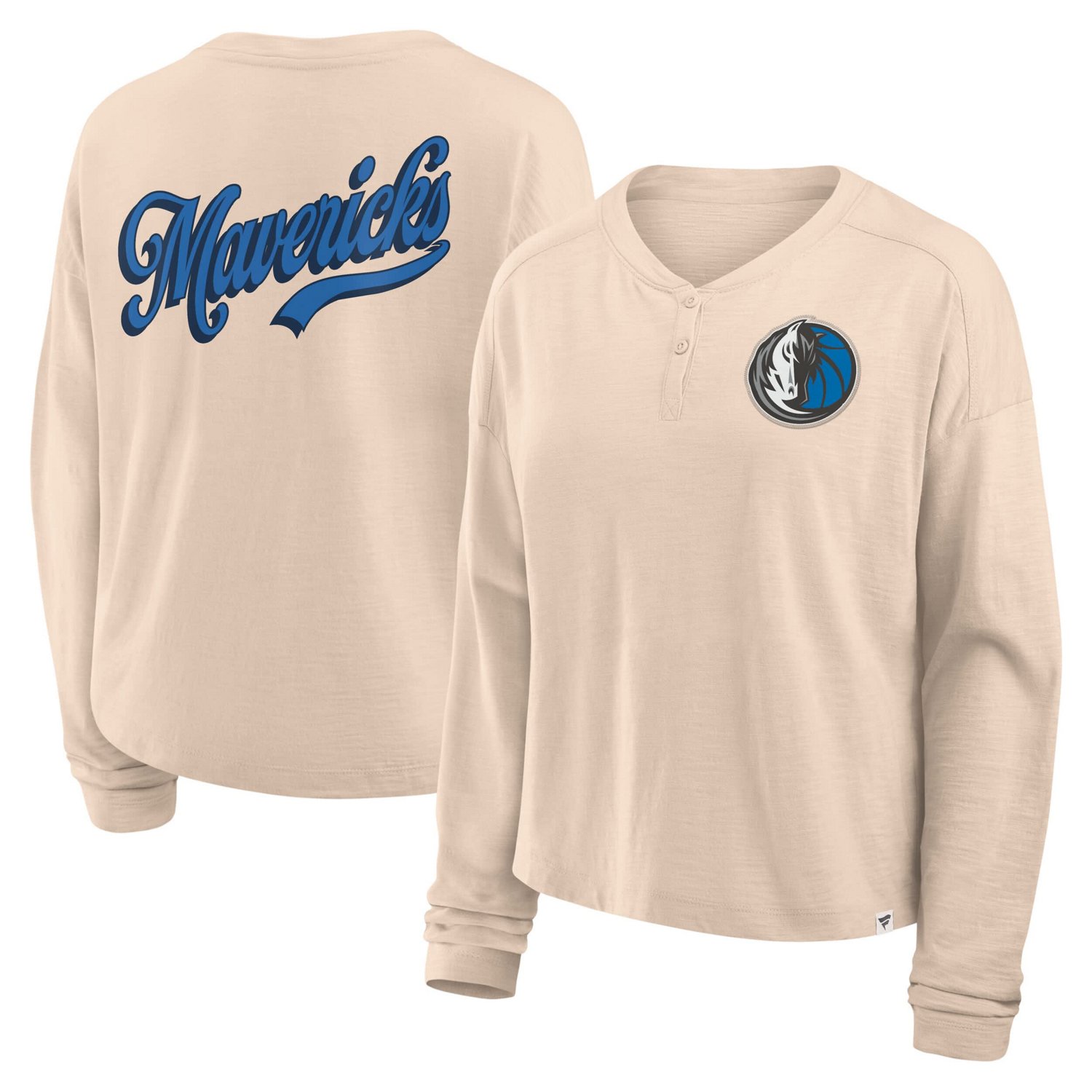 Fanatics Dallas Mavericks Boxed Out Drop Fashion Long Sleeve T-Shirt ...