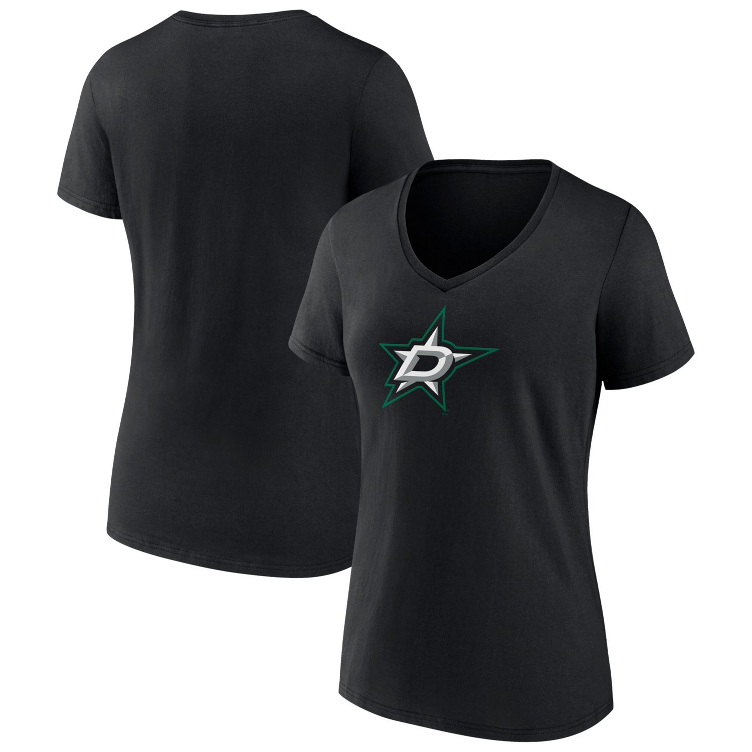Fanatics Dallas Stars Primary Logo Team V-Neck T-Shirt | Academy