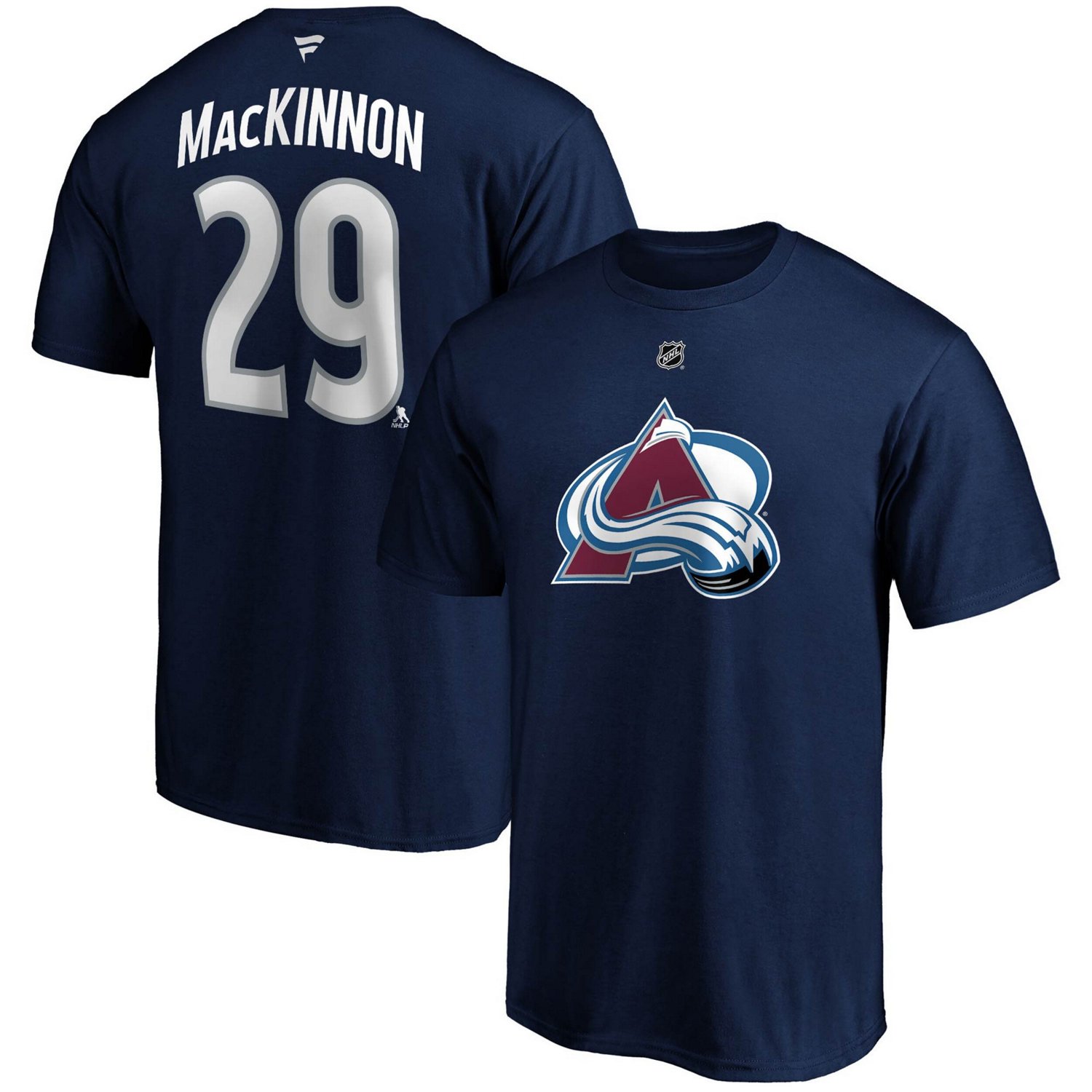 Fanatics Nathan MacKinnon Colorado Avalanche Authentic Stack Name ...