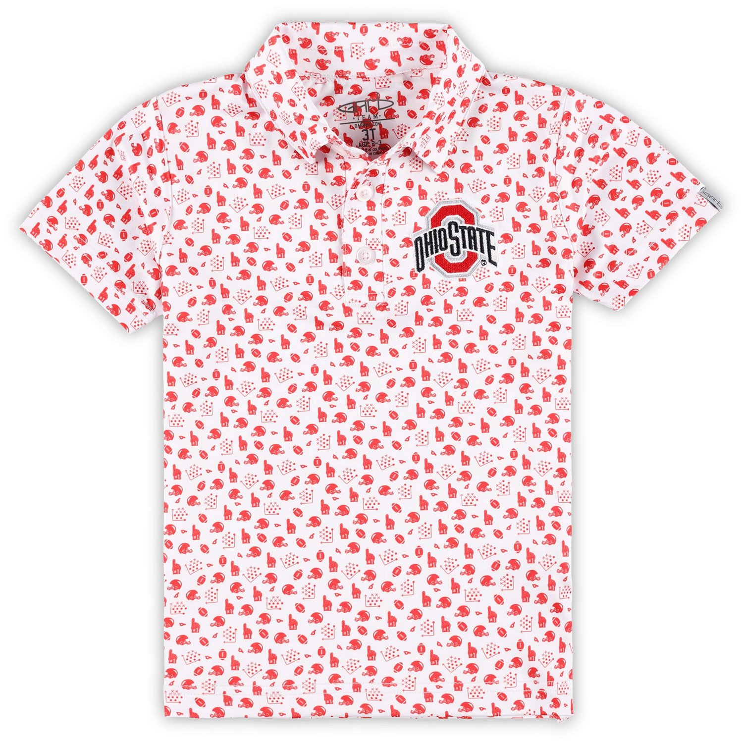 Garb Ohio State Buckeyes Earnest Allover Print Polo | Academy