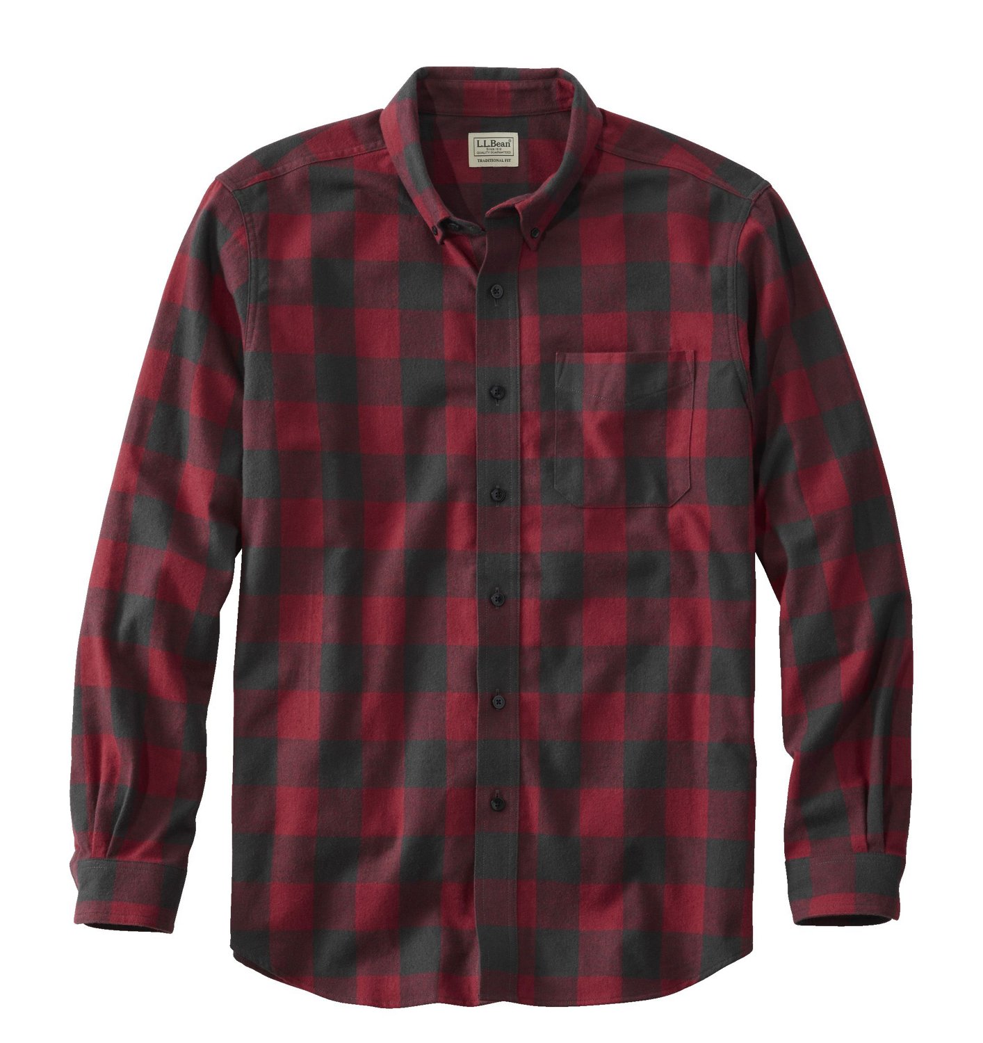 L.L.Bean Men's Scotch Plaid Traditional Fit Flannel Shirt | Academy