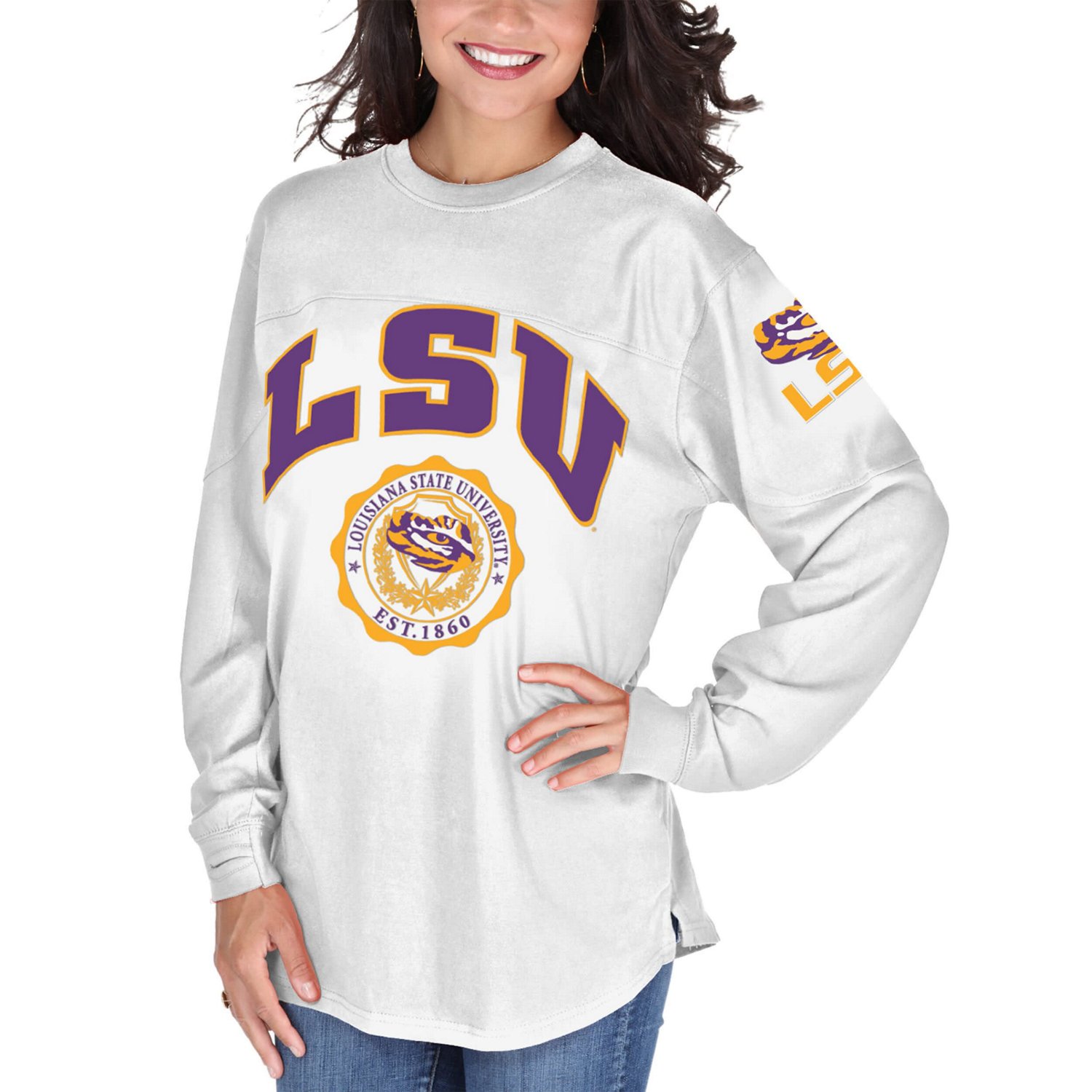LSU Tigers Edith Long Sleeve T-Shirt | Academy
