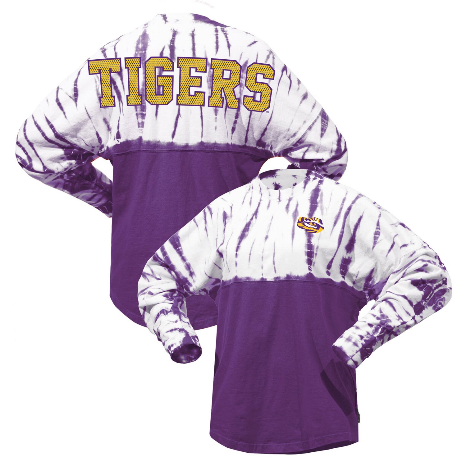 LSU Tigers Tie-Dye Long Sleeve Jersey T-Shirt | Academy