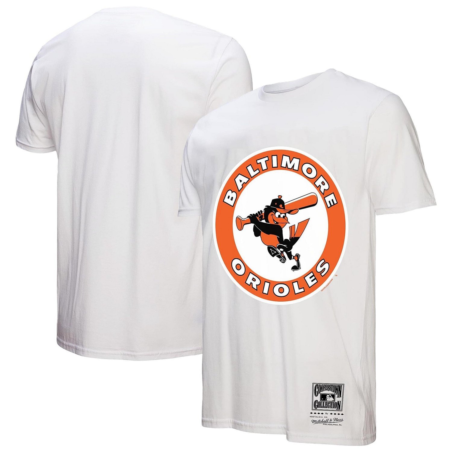 Mitchell Ness Baltimore Orioles Cooperstown Collection Logo T-Shirt ...