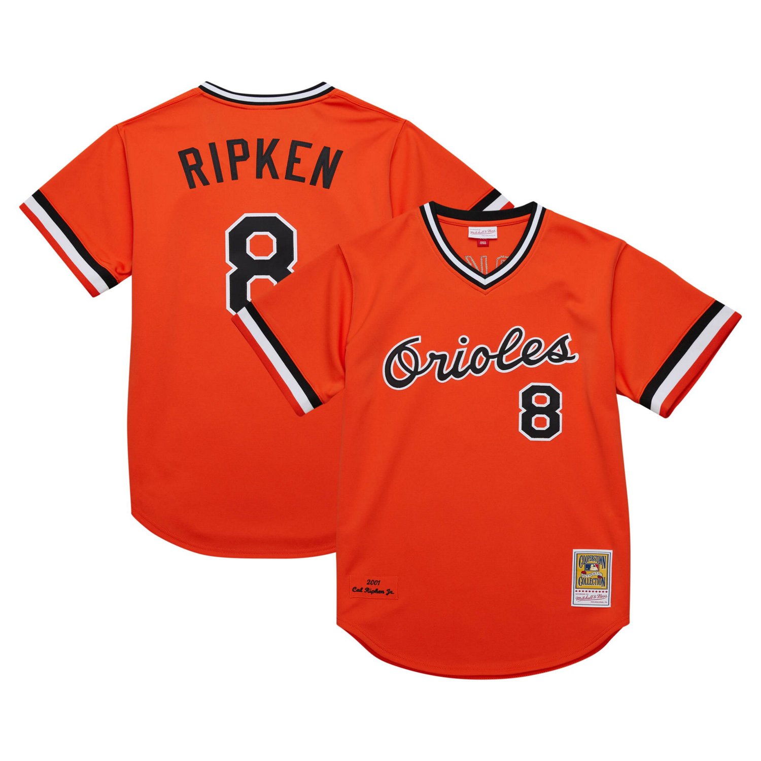 Mitchell Ness Cal Ripken Jr Baltimore Orioles 2001 Cooperstown ...