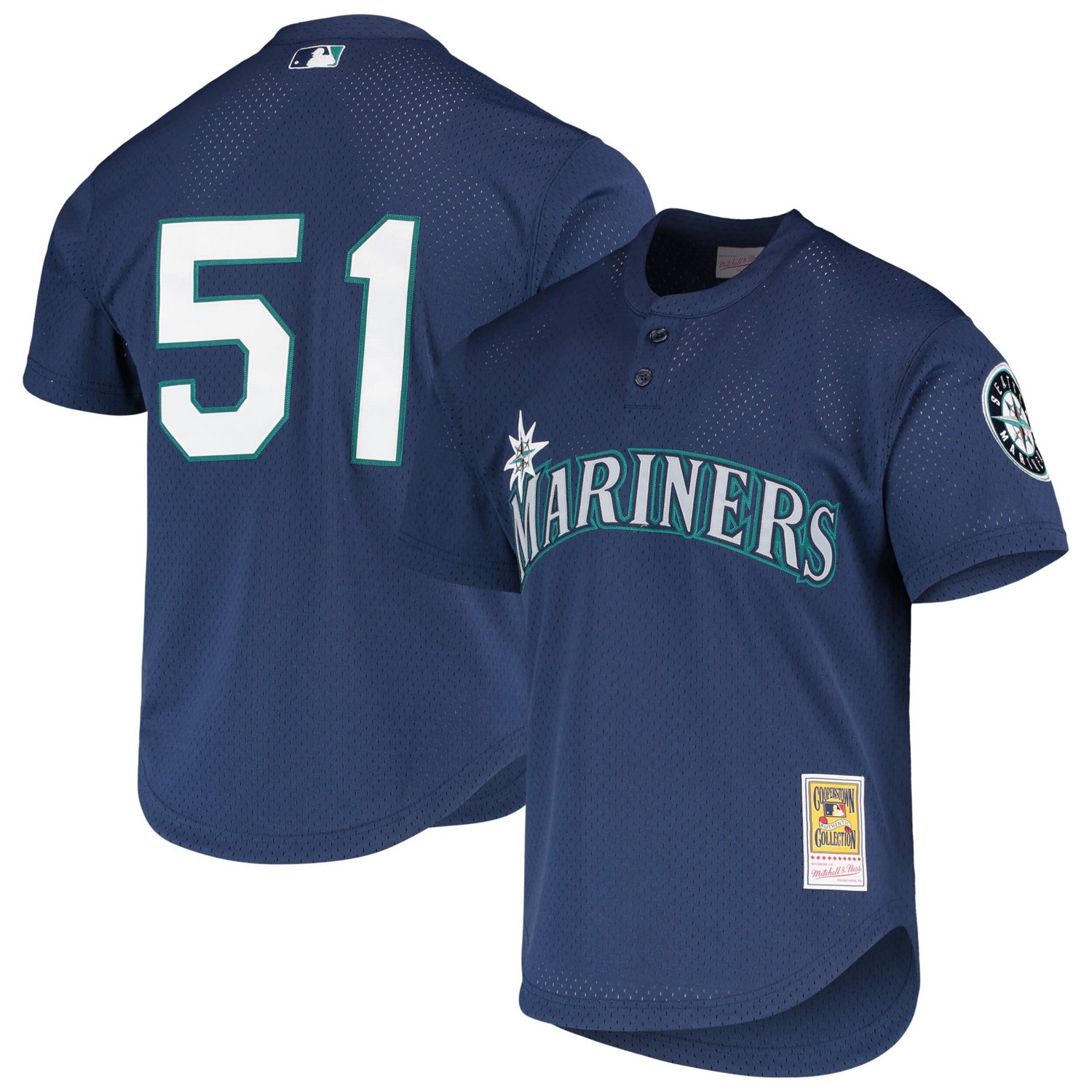 Mitchell Ness Ichiro Suzuki Seattle Mariners Cooperstown Collection ...