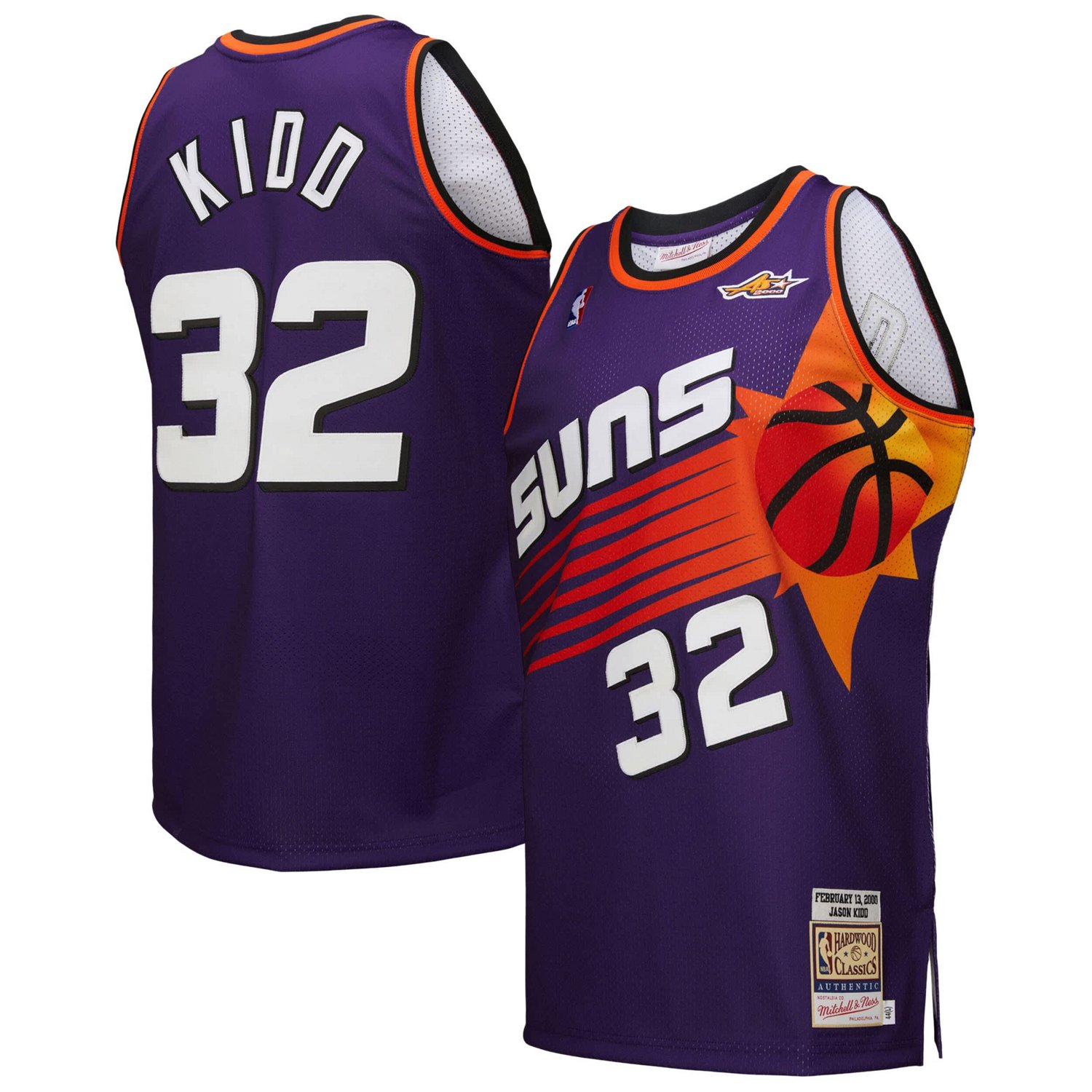 Mitchell Ness Jason Kidd Phoenix Suns 2000 NBA All-Star Game Authentic ...