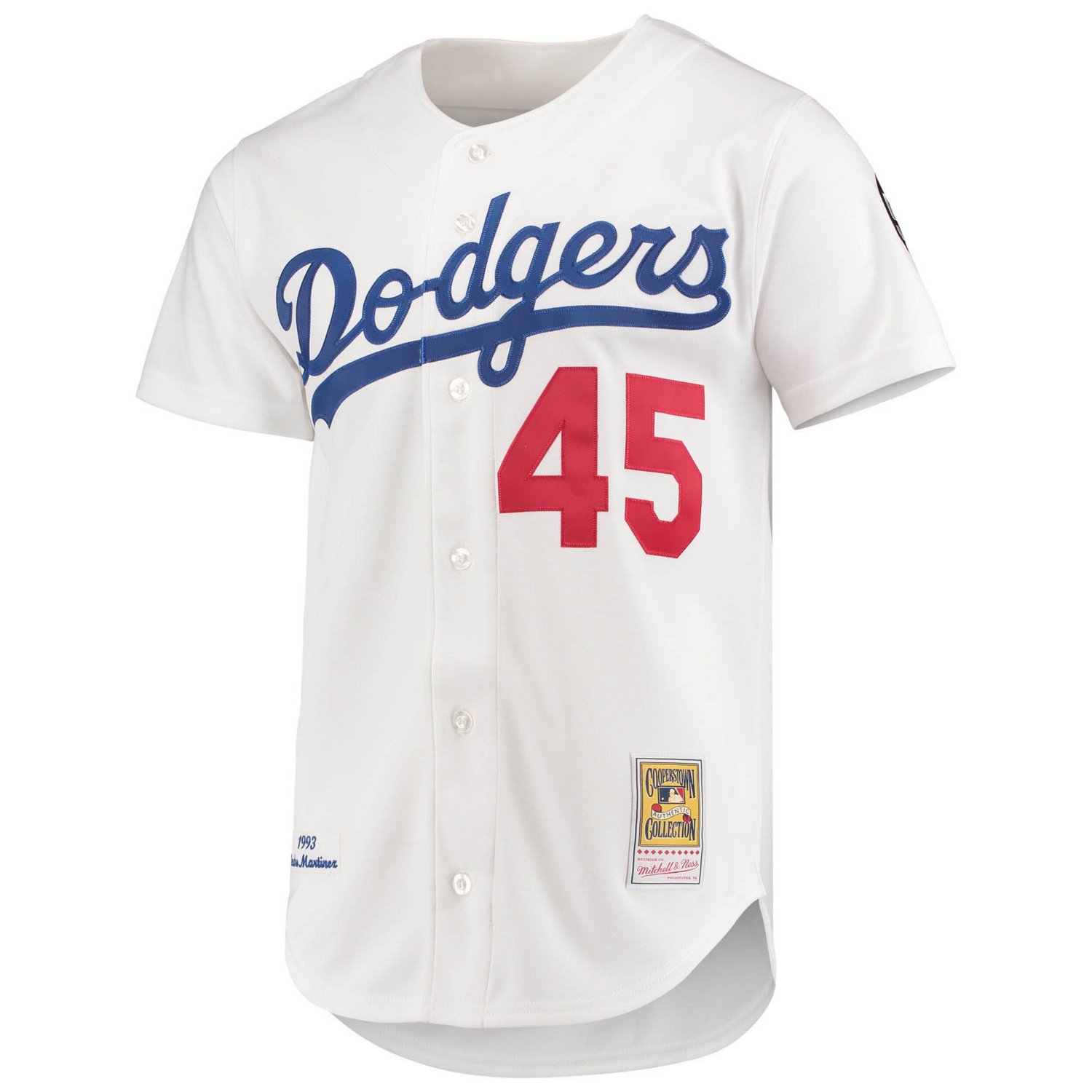 Mitchell Ness Pedro Martinez Los Angeles Dodgers 1993 Cooperstown ...