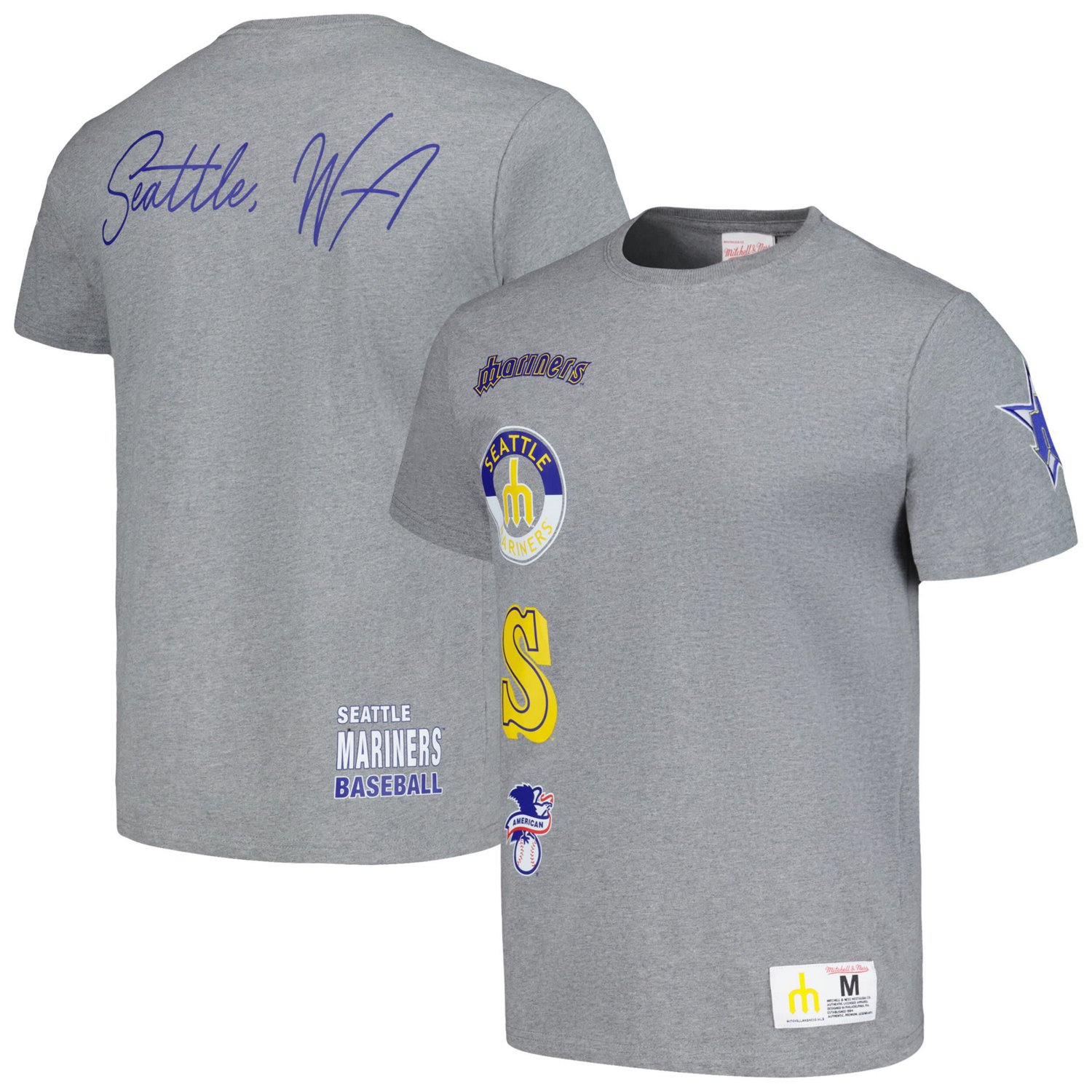 Mitchell Ness Seattle Mariners Cooperstown Collection City Collection T ...