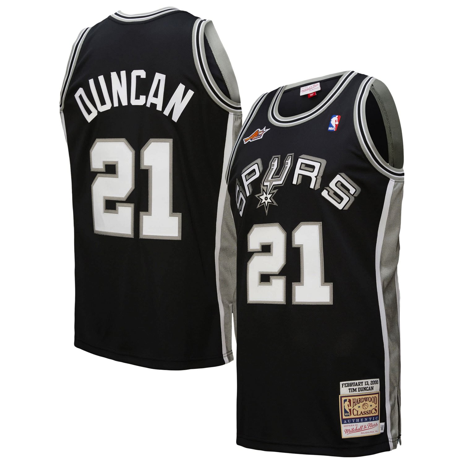Mitchell Ness Tim Duncan San Antonio Spurs 2000 NBA All-Star Game ...