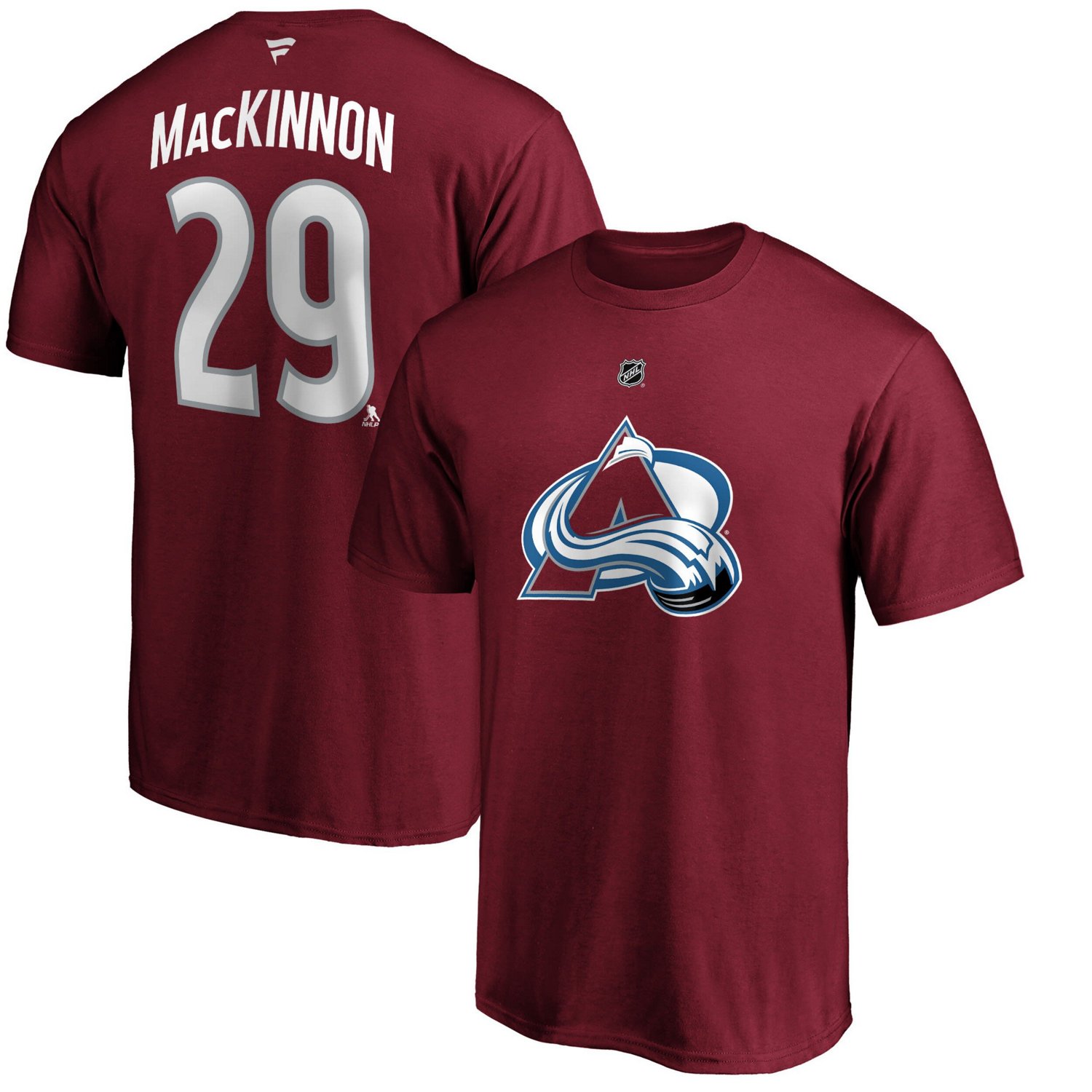 Nathan MacKinnon Colorado Avalanche Team Authentic Stack Name Number T ...