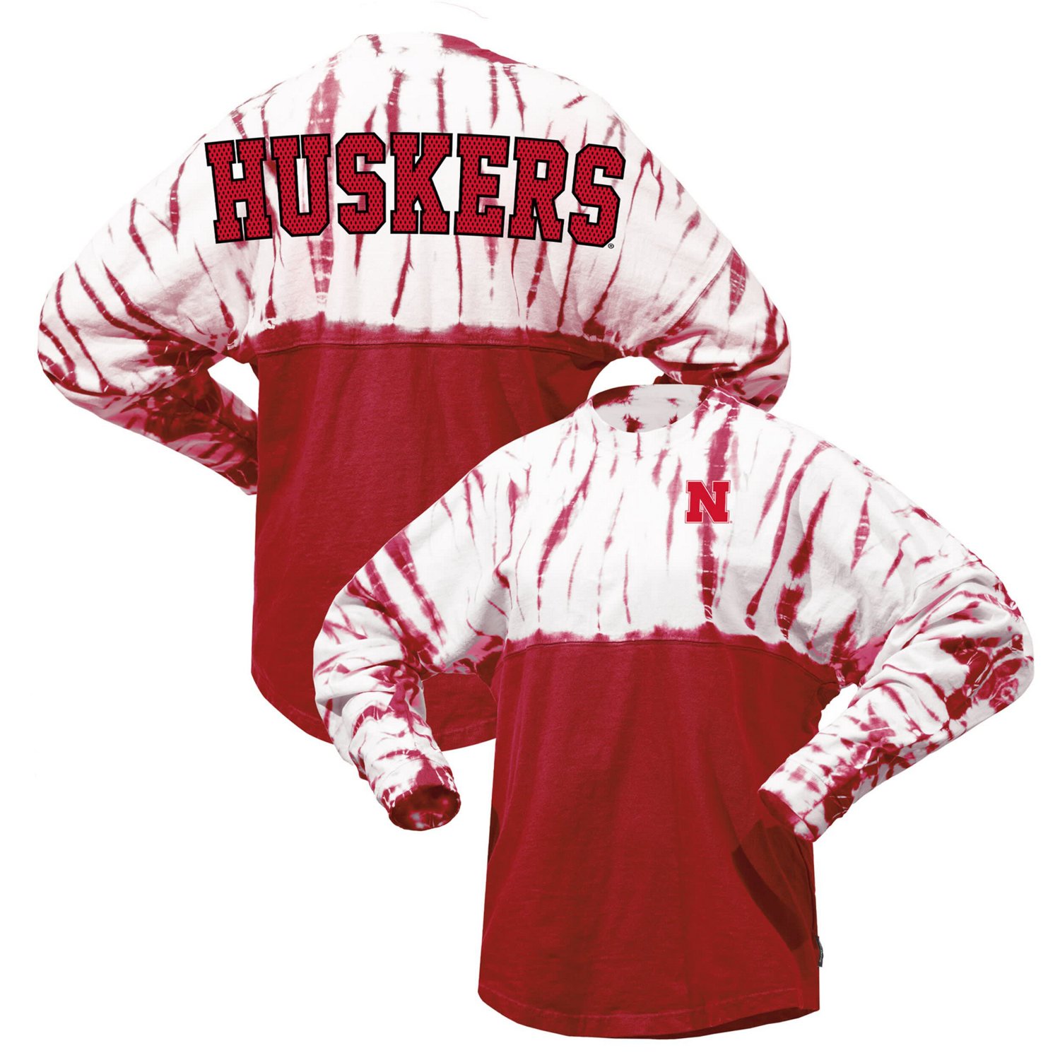 Nebraska Huskers Tie-Dye Long Sleeve Jersey T-Shirt | Academy