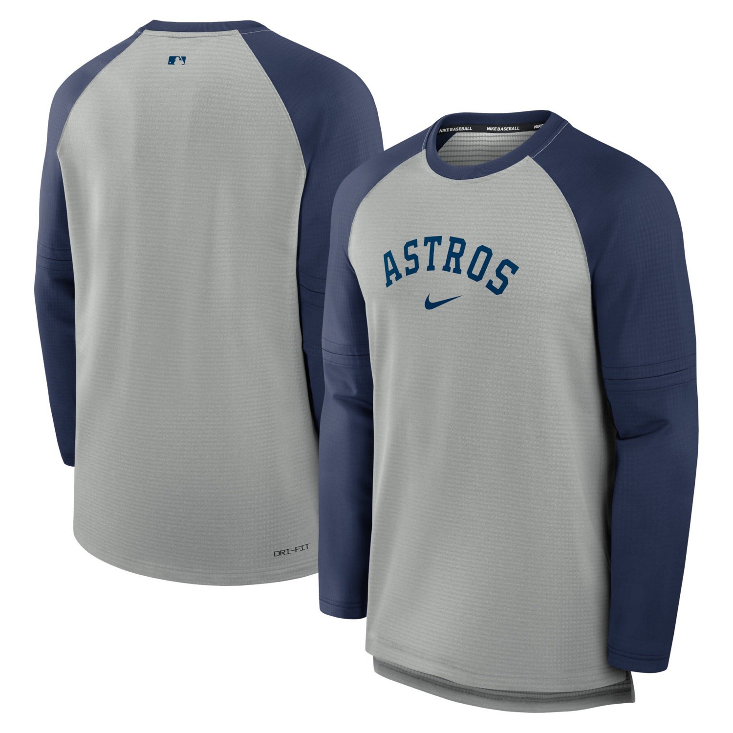 Nike / Houston Astros Authentic Collection Game Time Raglan Performance ...