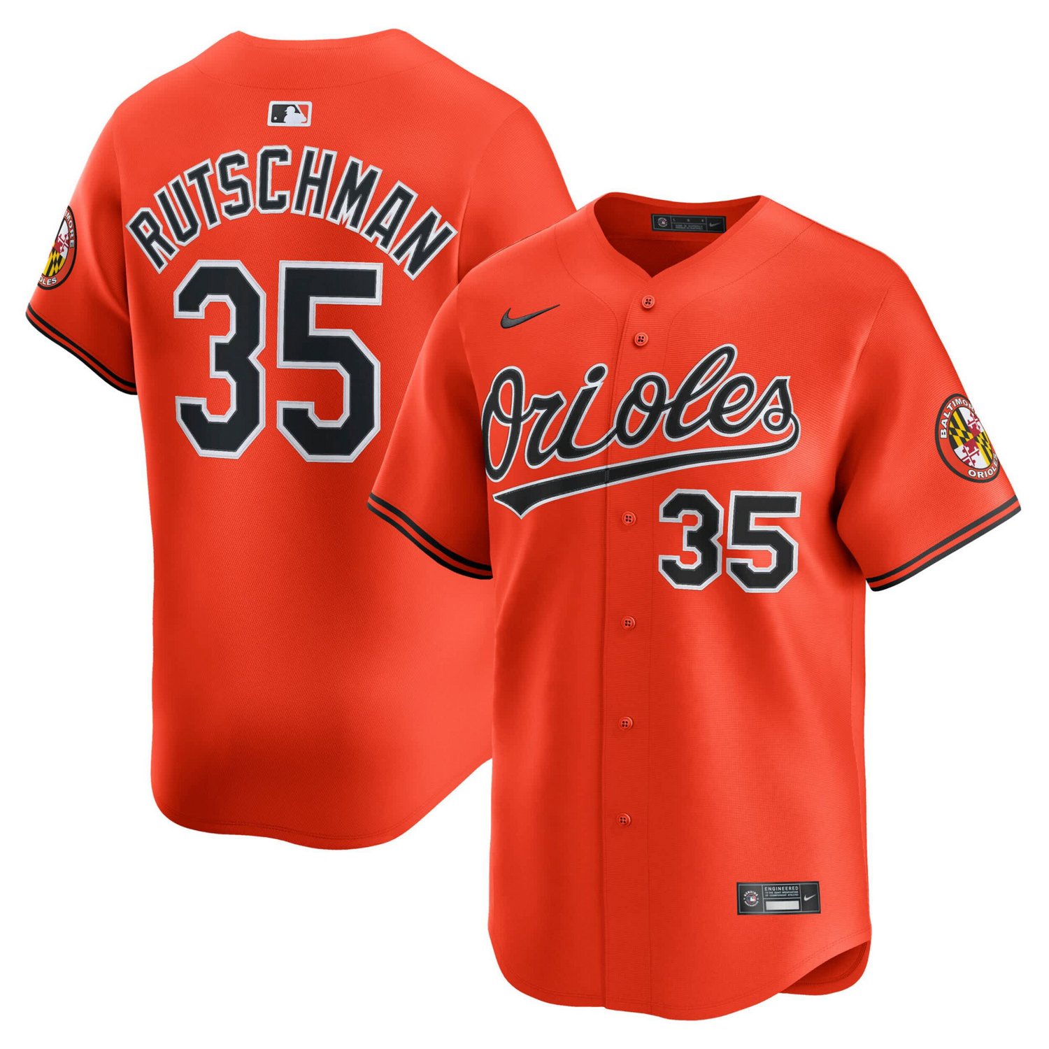 Nike Adley Rutschman Baltimore Orioles 2nd Alternate Limited Player ...