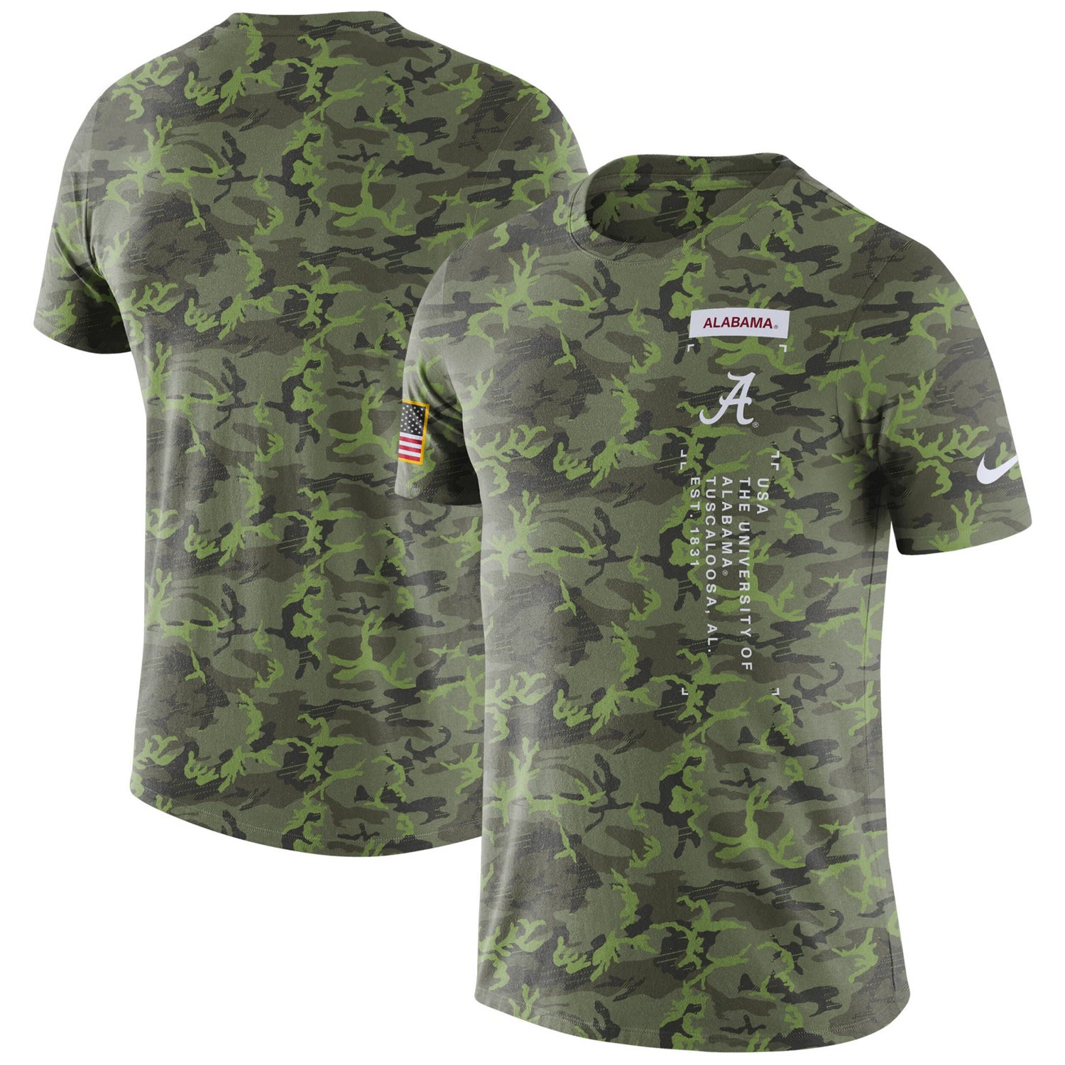 Nike Alabama Crimson Tide Military T-Shirt | Academy