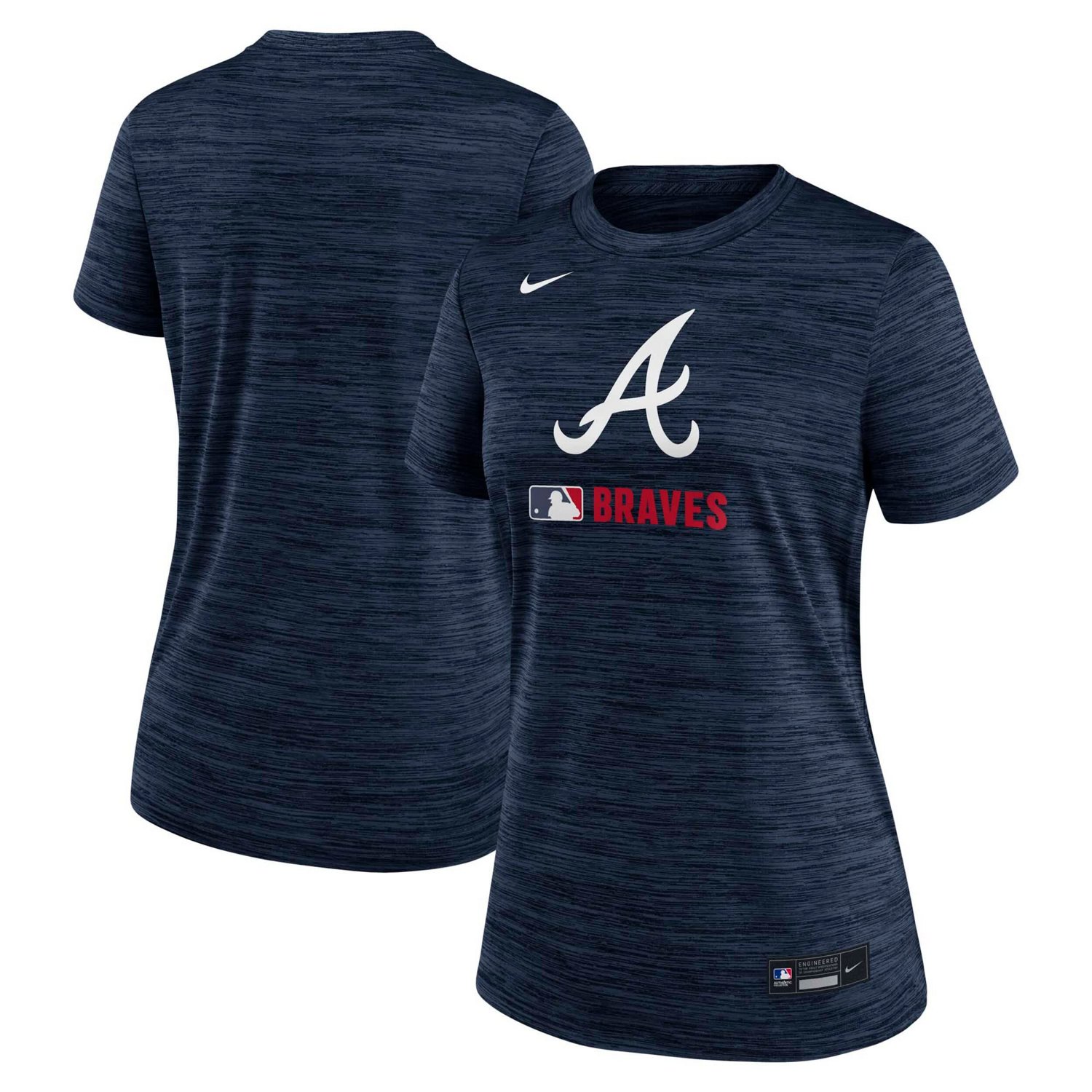 Nike Atlanta Braves Authentic Collection Velocity Performance T-Shirt ...