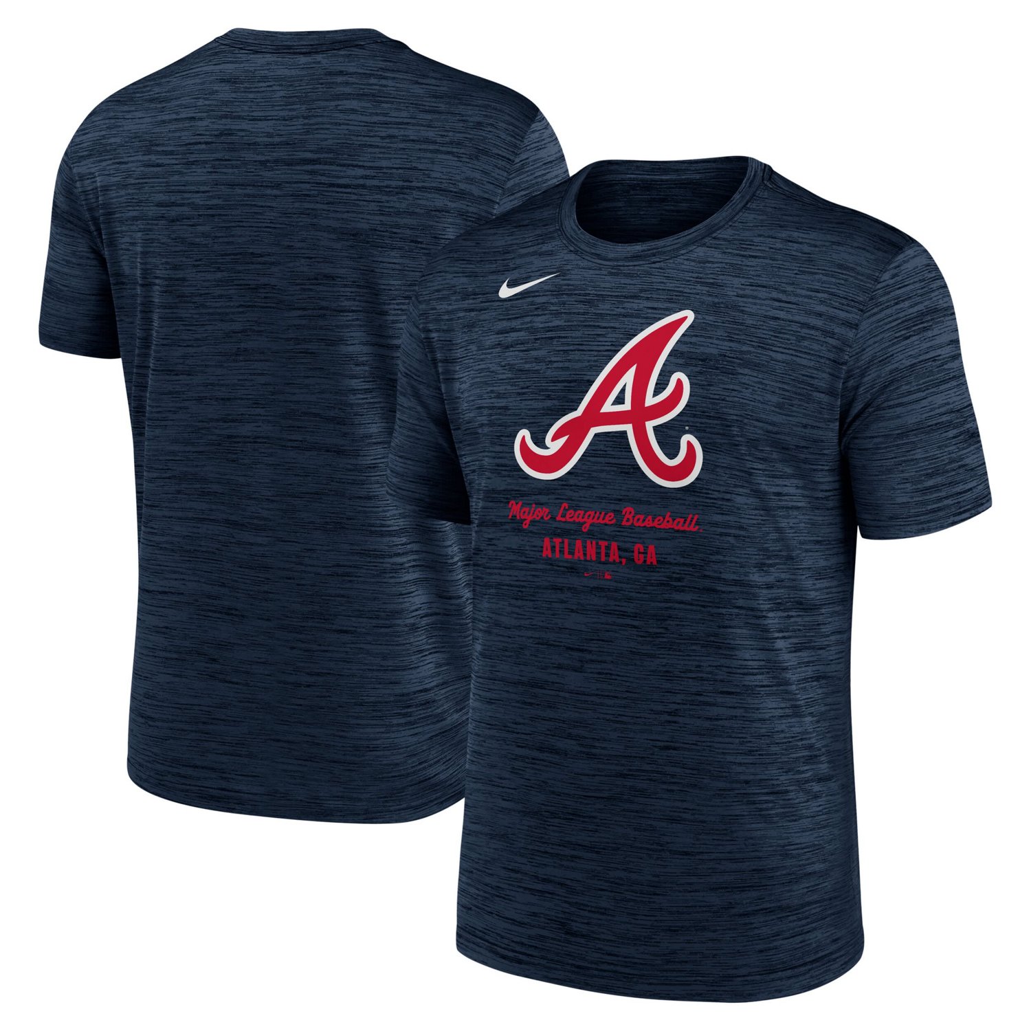 Nike Atlanta Braves Velocity Performance T-Shirt | Academy
